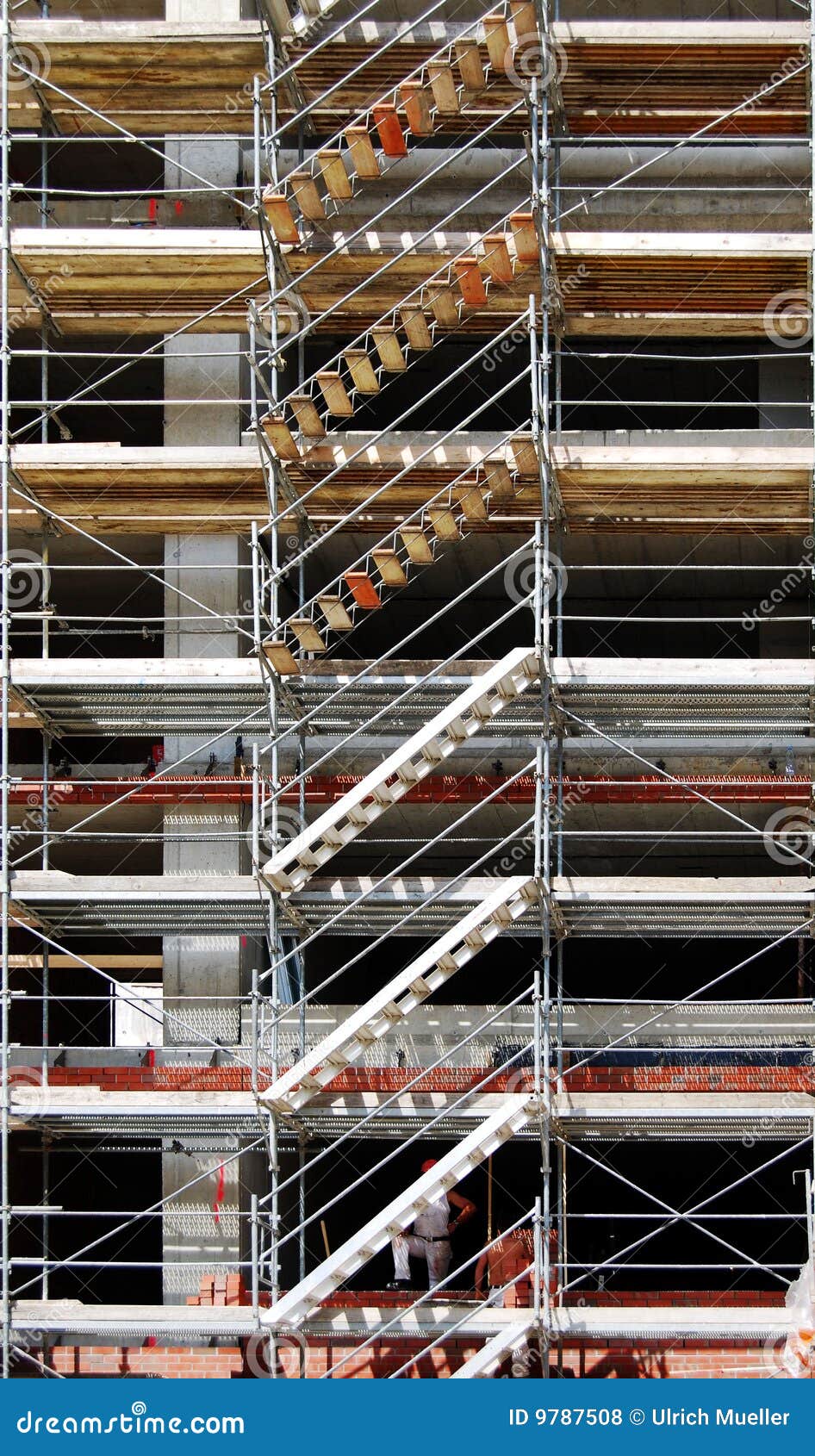 Scaffolding stock photo. Image of business, scaffolding - 9787508