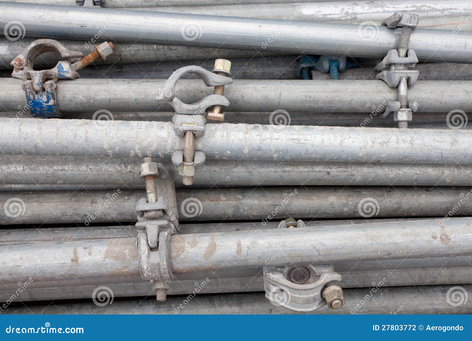 Scaffolding bars stock photo. Image of steel, metal, construct - 27803772