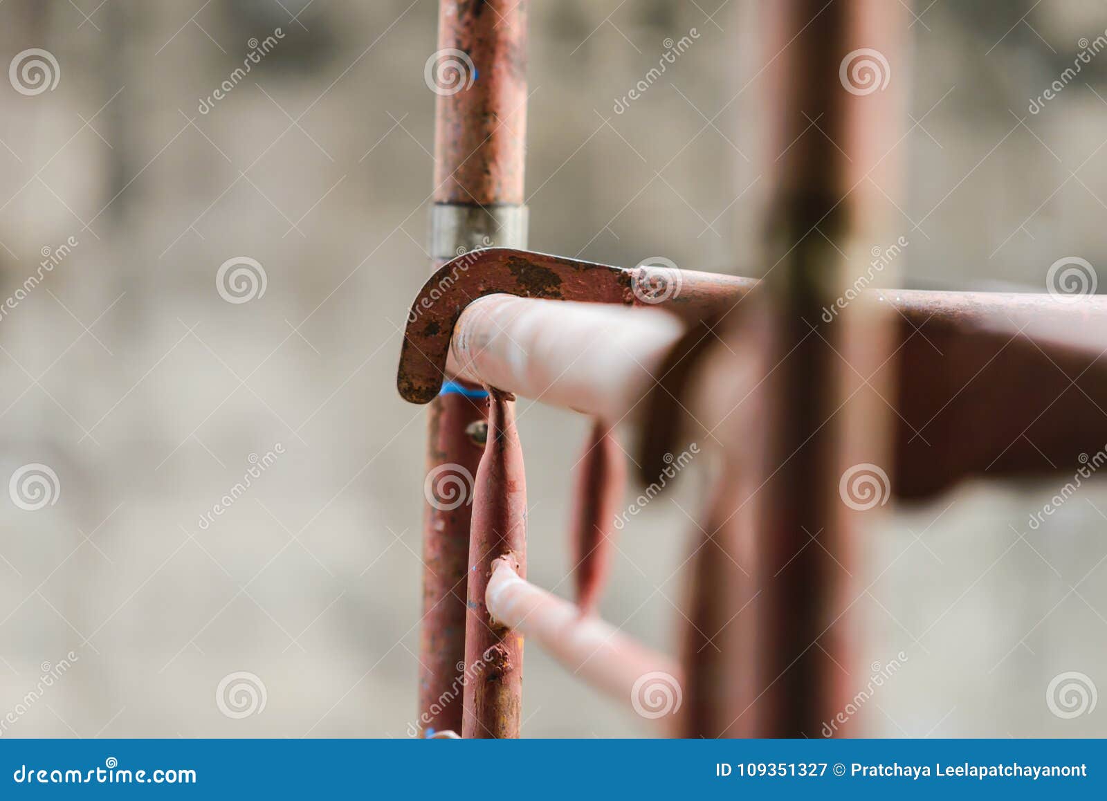 Scaffold Pipe Have Been Kept On Stand Or Shelf For Support Construction ...