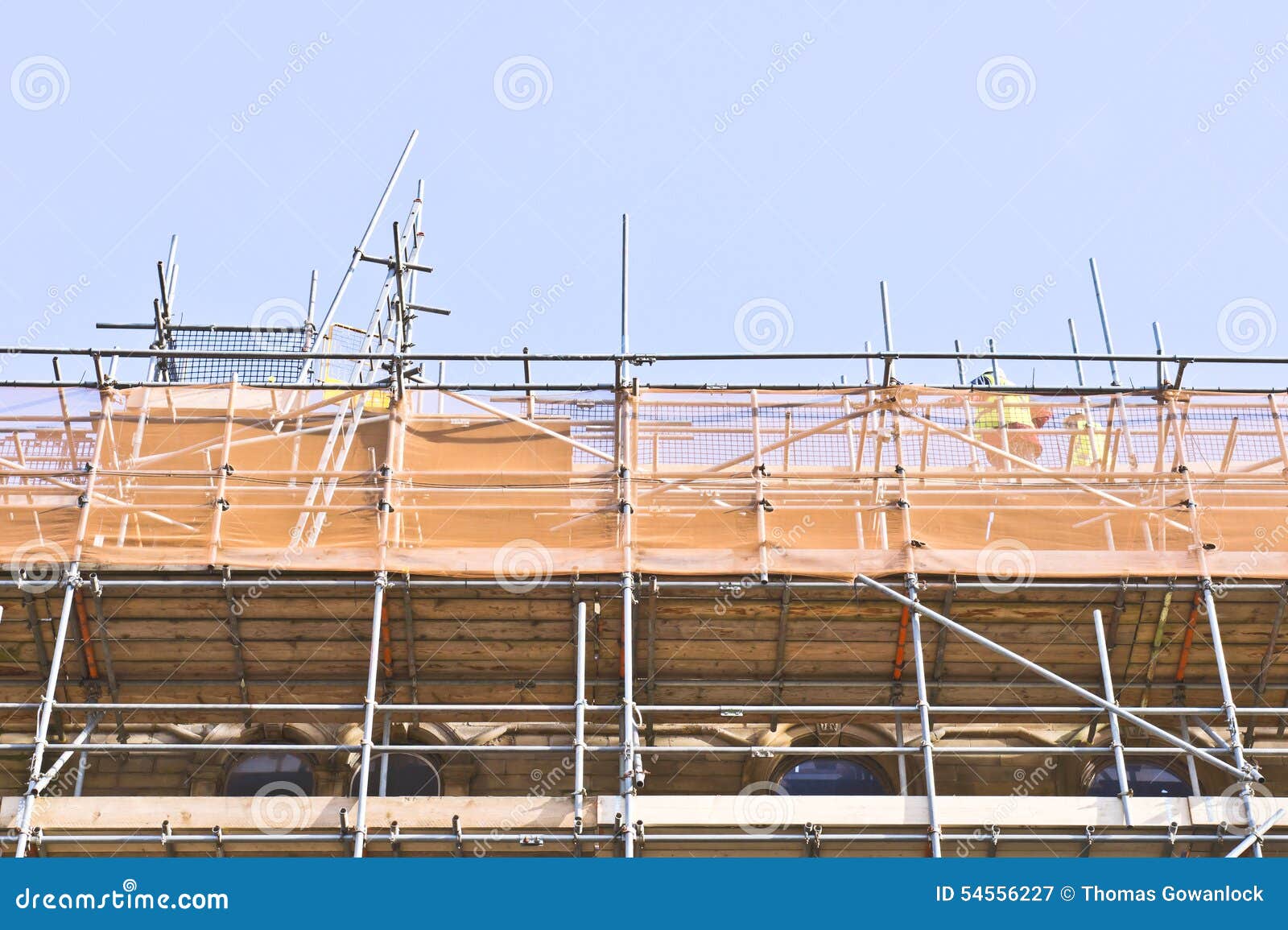 Scaffolding stock image. Image of construction, safety - 54556227