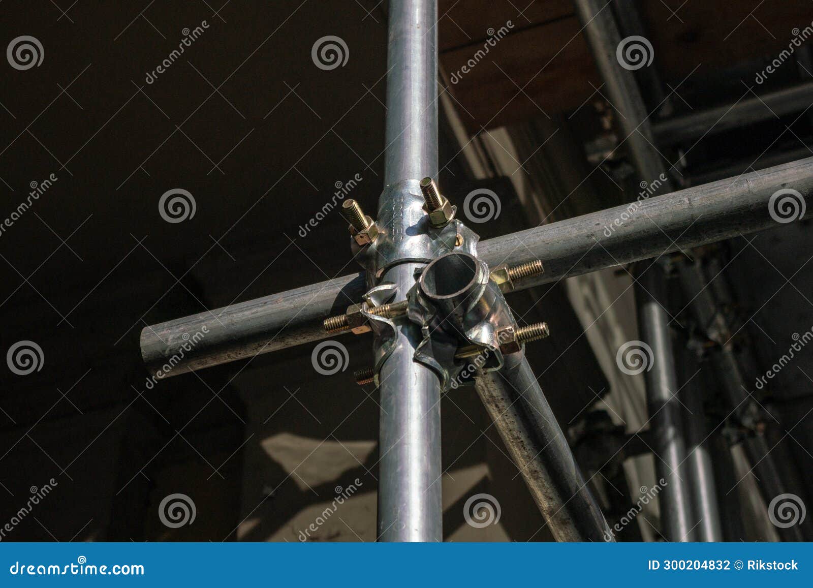 Scaffolding on a Construction Site, Detail of the Scaffolding ...