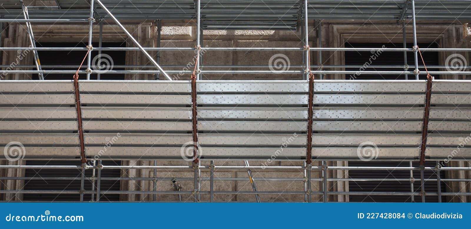 Scaffolding for Construction Work Stock Photo - Image of construction ...