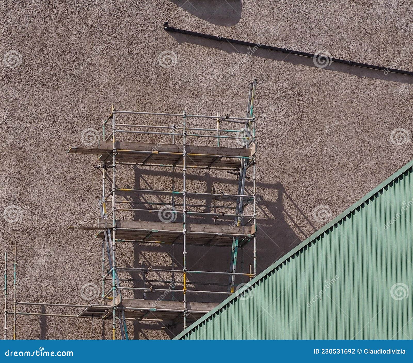Scaffolding for Construction Work Stock Photo - Image of site ...