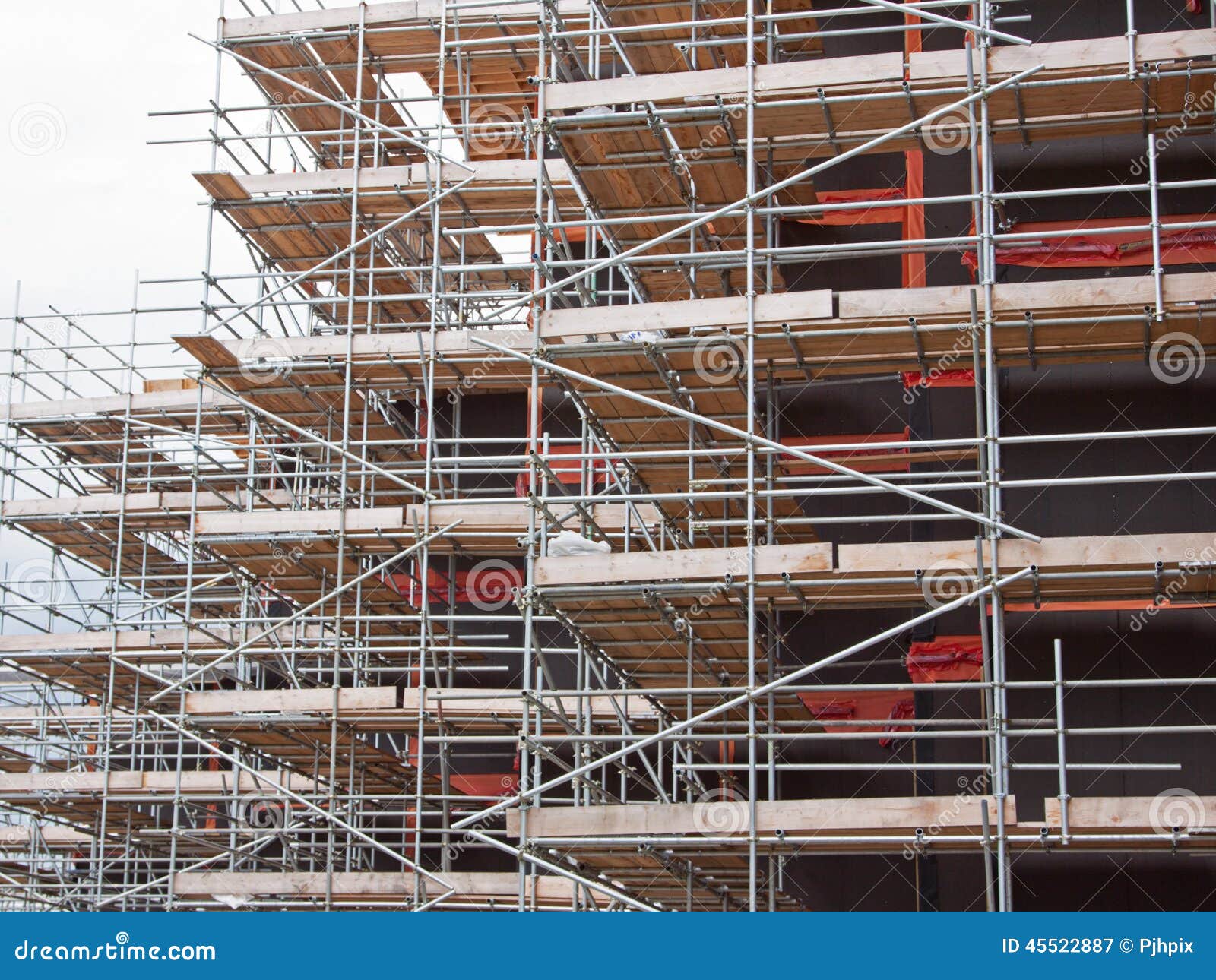 Scaffolding framework stock image. Image of block, platform - 45522887