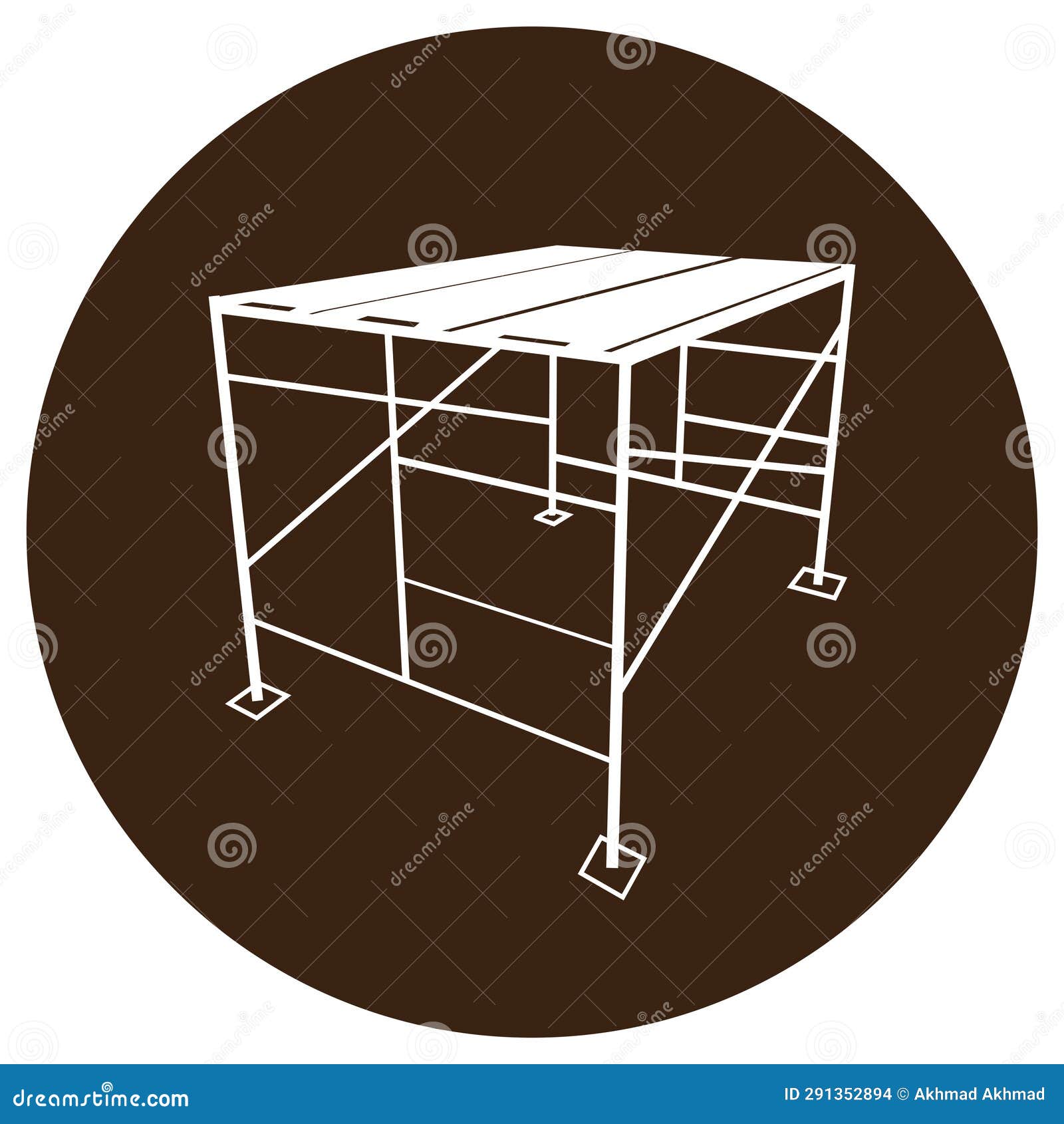 Scaffolding Icon Vector Isolated On White Background, Scaffolding Sign ...
