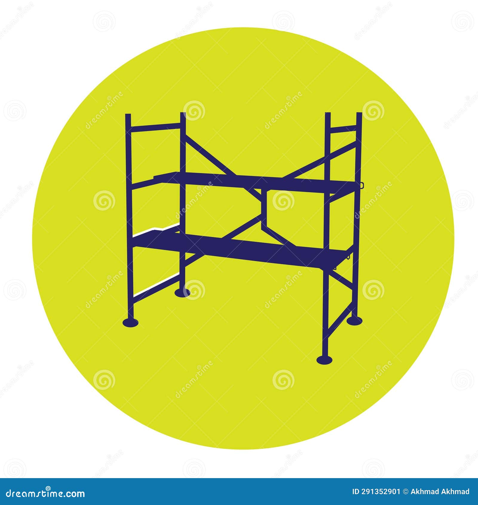Scaffolding Icon Vector Isolated On White Background, Scaffolding Sign ...