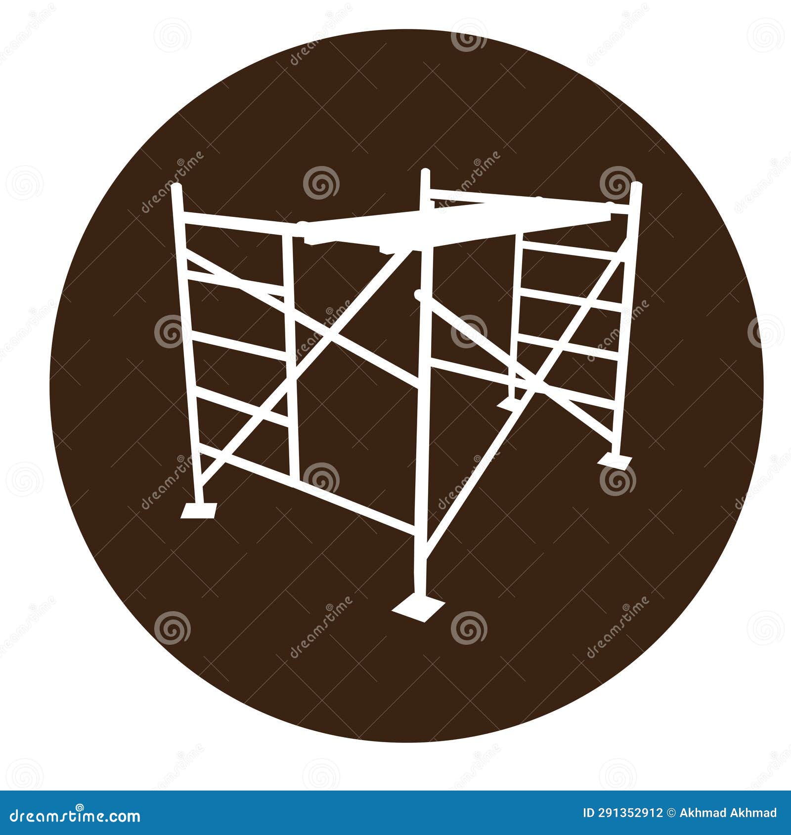 Scaffolding Icon Vector Isolated On White Background, Scaffolding Sign ...