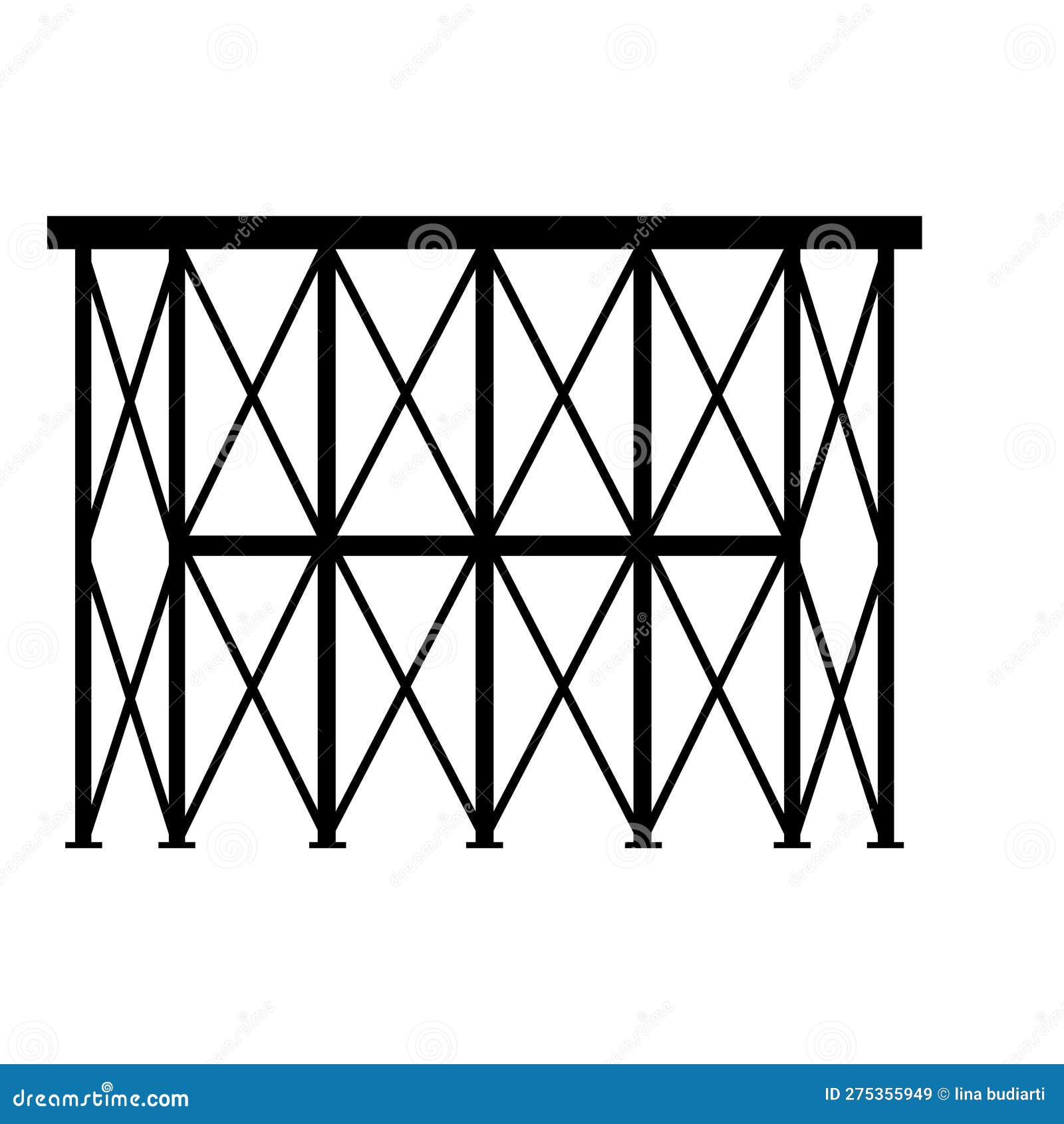 Scaffolding icon stock vector. Illustration of construction - 275355949