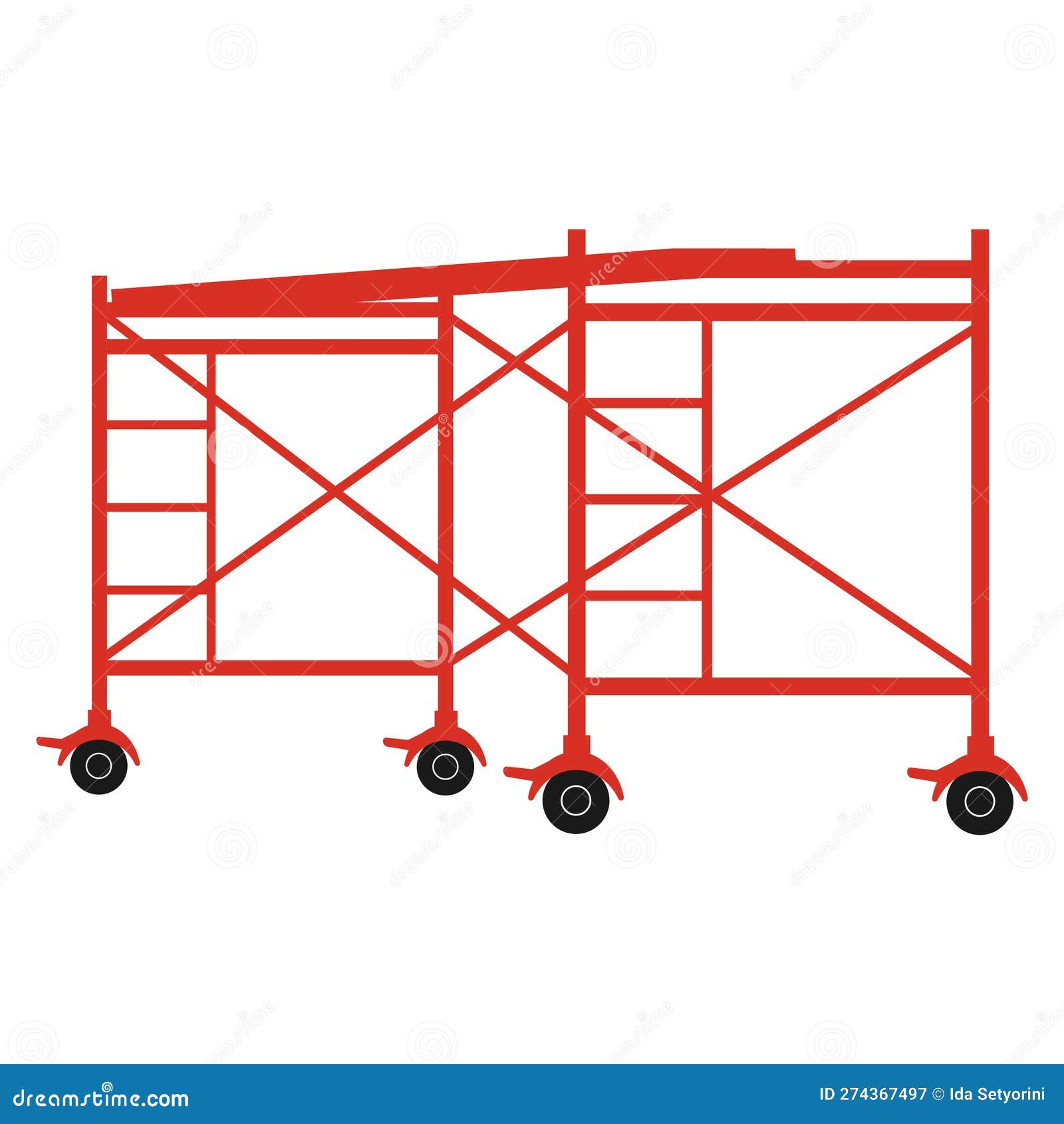 Scaffolding Icon Set, Outline Style Vector Illustration | CartoonDealer ... Scaffolding Icon Set, Outline Style Vector Illustration | CartoonDealer ...