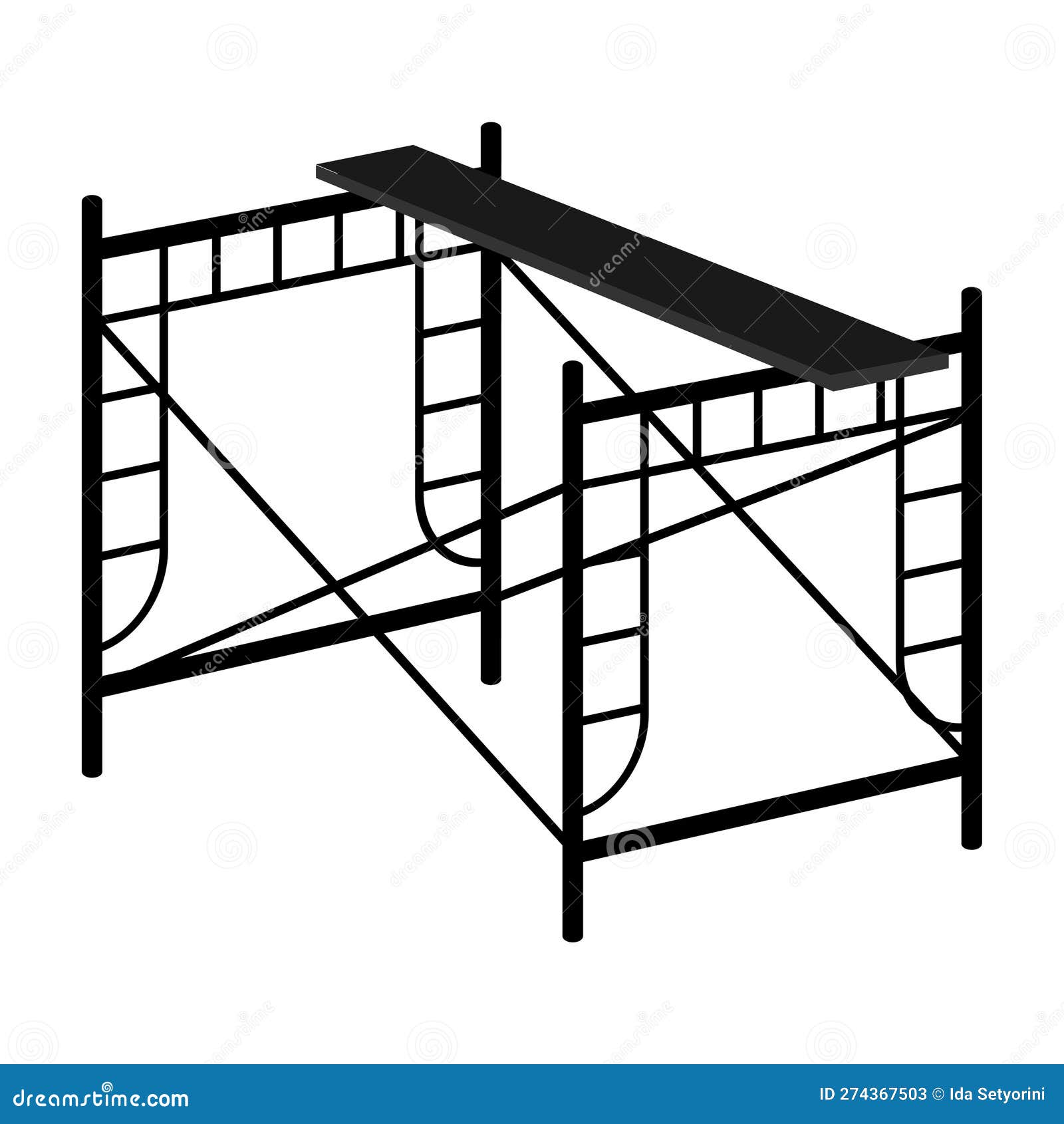 Scaffolding Icon Set, Outline Style Vector Illustration | CartoonDealer ... Scaffolding Icon Set, Outline Style Vector Illustration | CartoonDealer ...