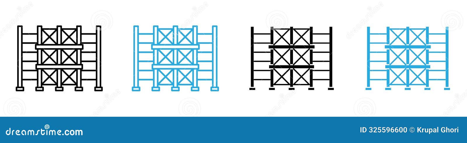 Scaffolding Symbol Representing Construction and Structural Support ...