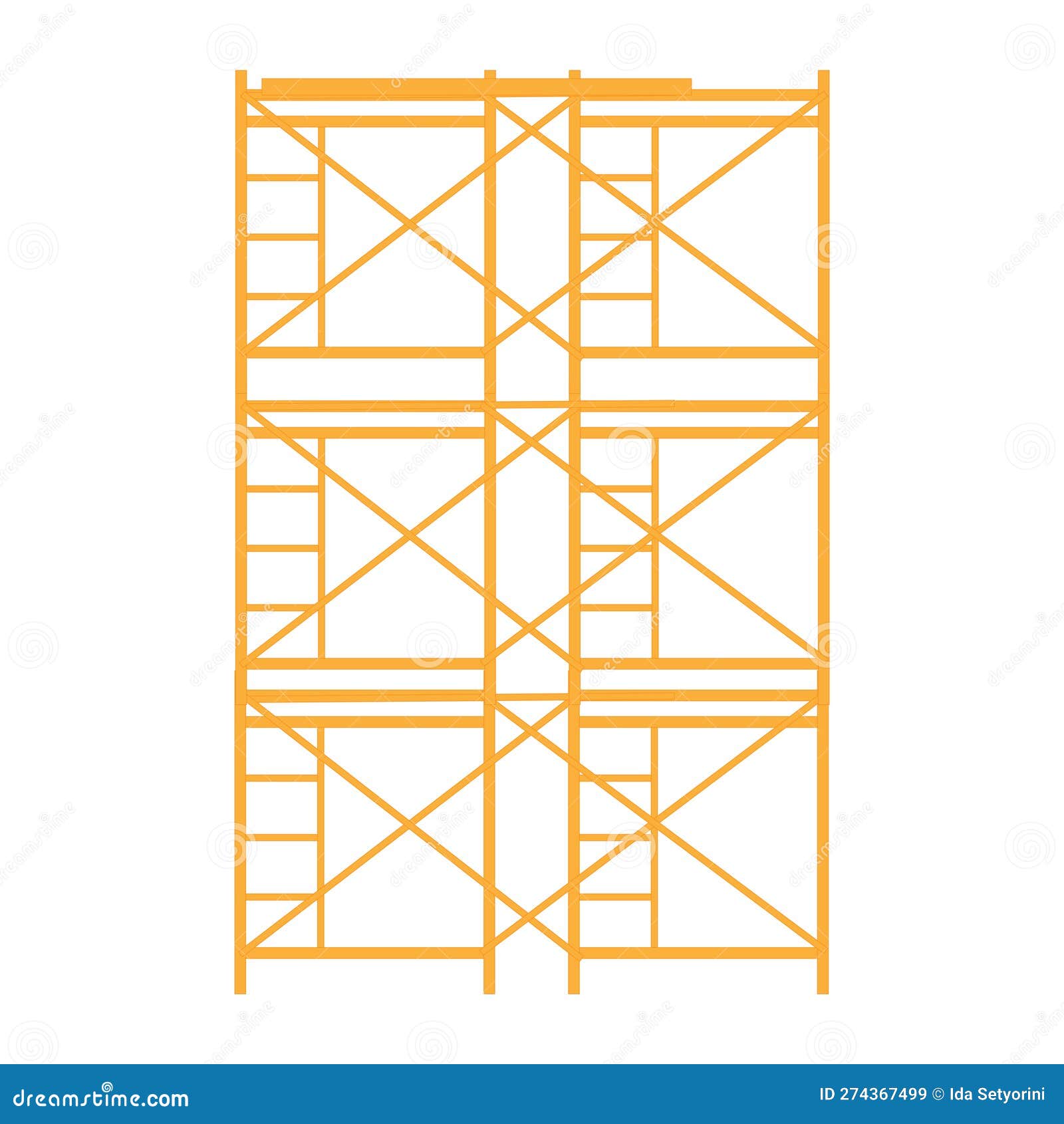Scaffolding Icon Set, Outline Style Vector Illustration | CartoonDealer ... Scaffolding Icon Set, Outline Style Vector Illustration | CartoonDealer ...