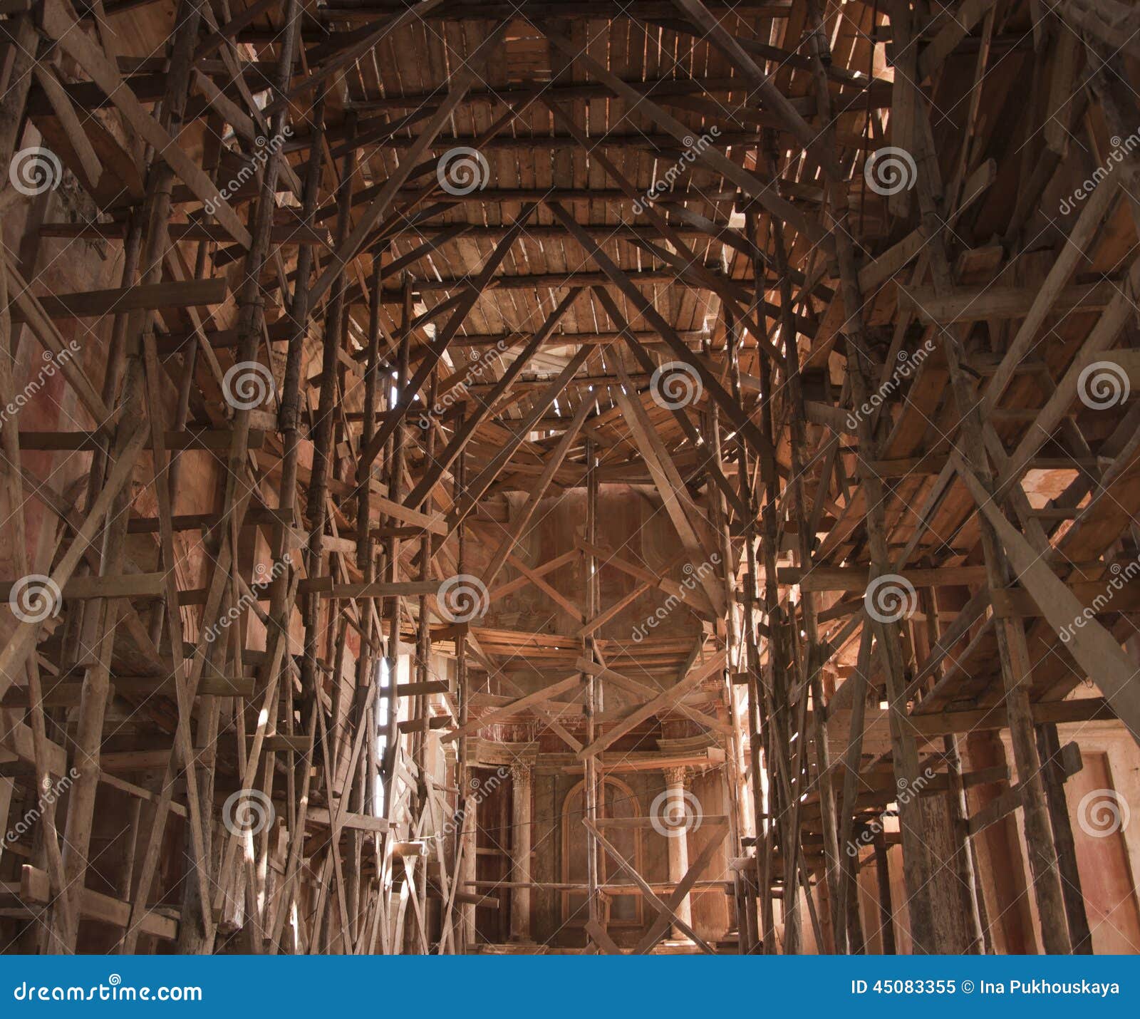 Scaffolding stock image. Image of building, ancient, scaffolding - 45083355