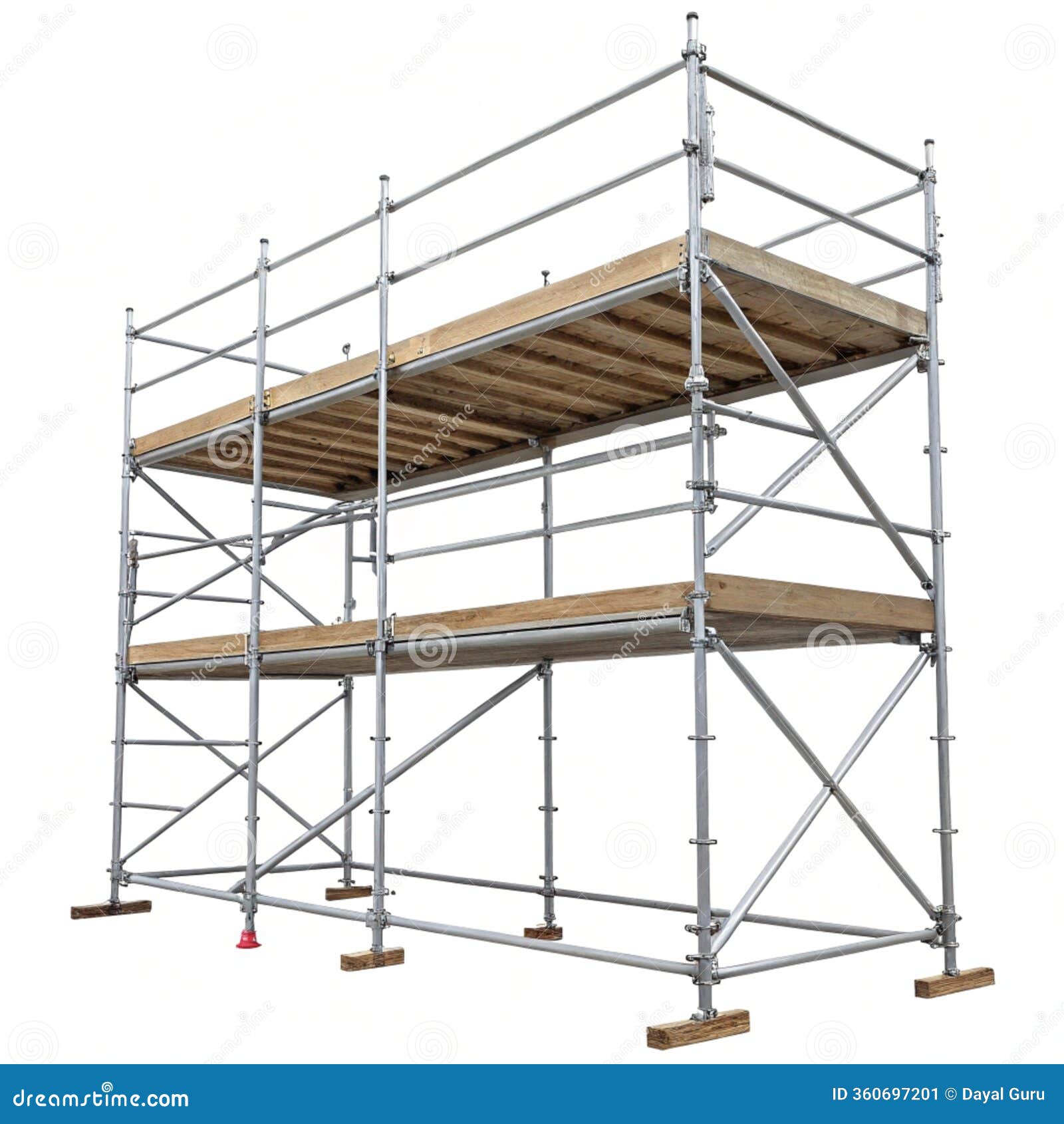 Scaffolding, Isolated On White Background Royalty-Free Stock Photo ...