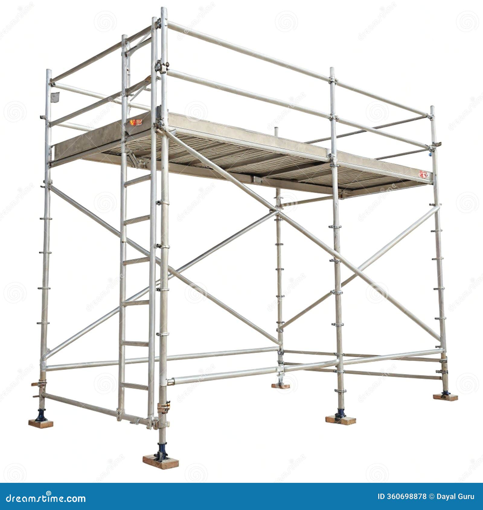Scaffolding, Isolated On White Background Royalty-Free Stock Photo ...