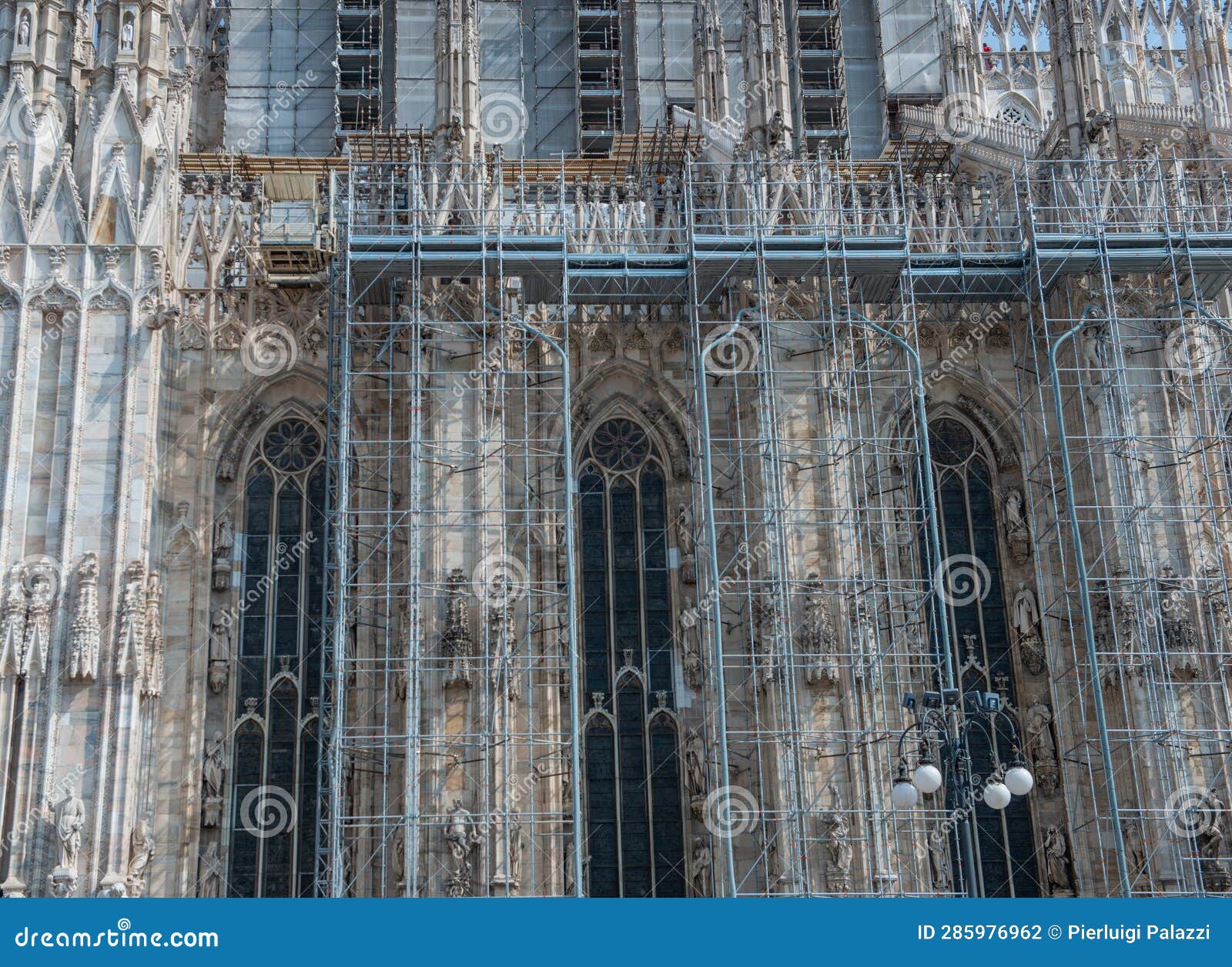 Scaffolding for the Maintenance Stock Photo - Image of contractor, engineer: 285976962