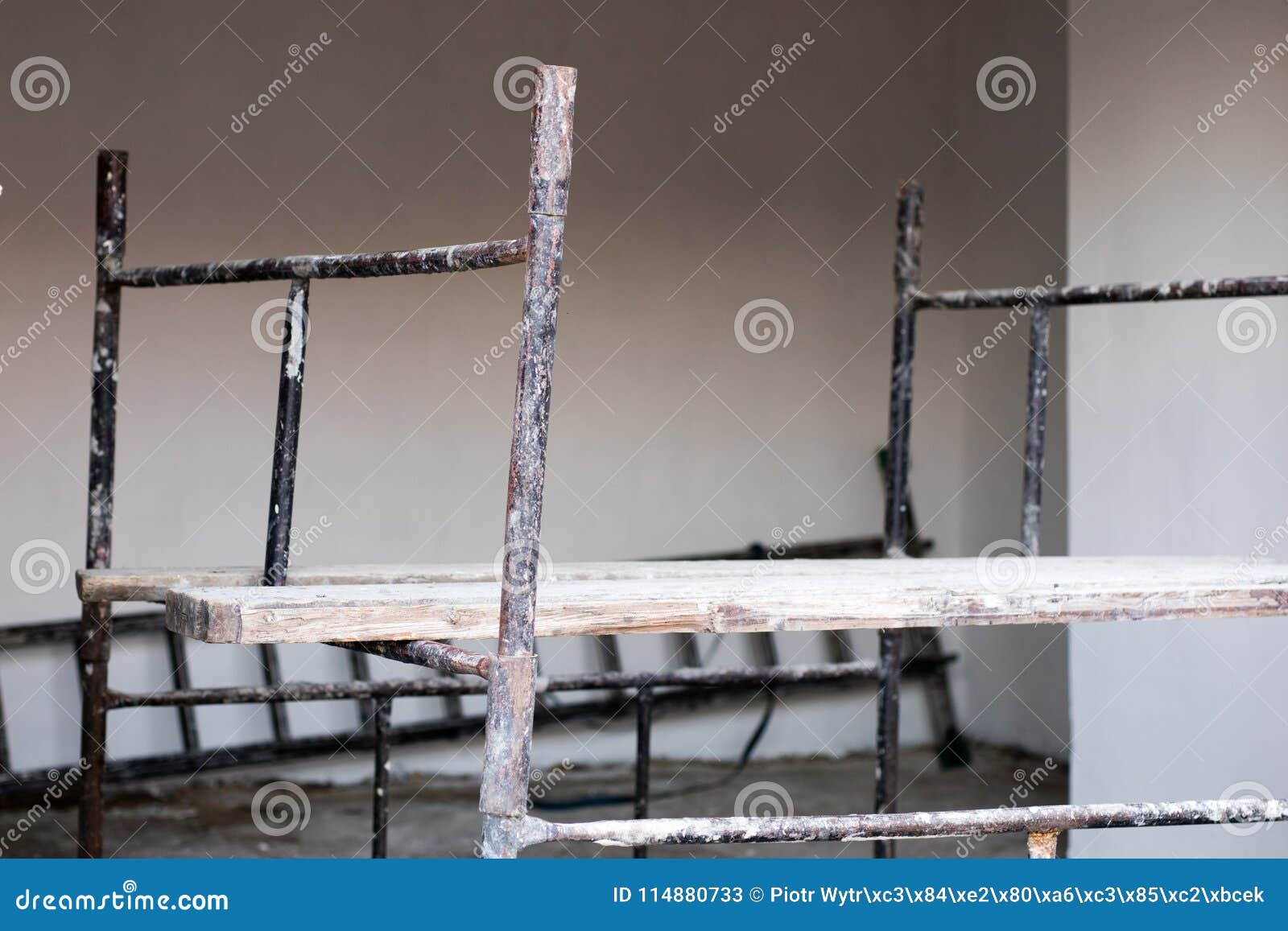 Scaffolding for Masons and Construction Workers. Construction Ac Stock ...
