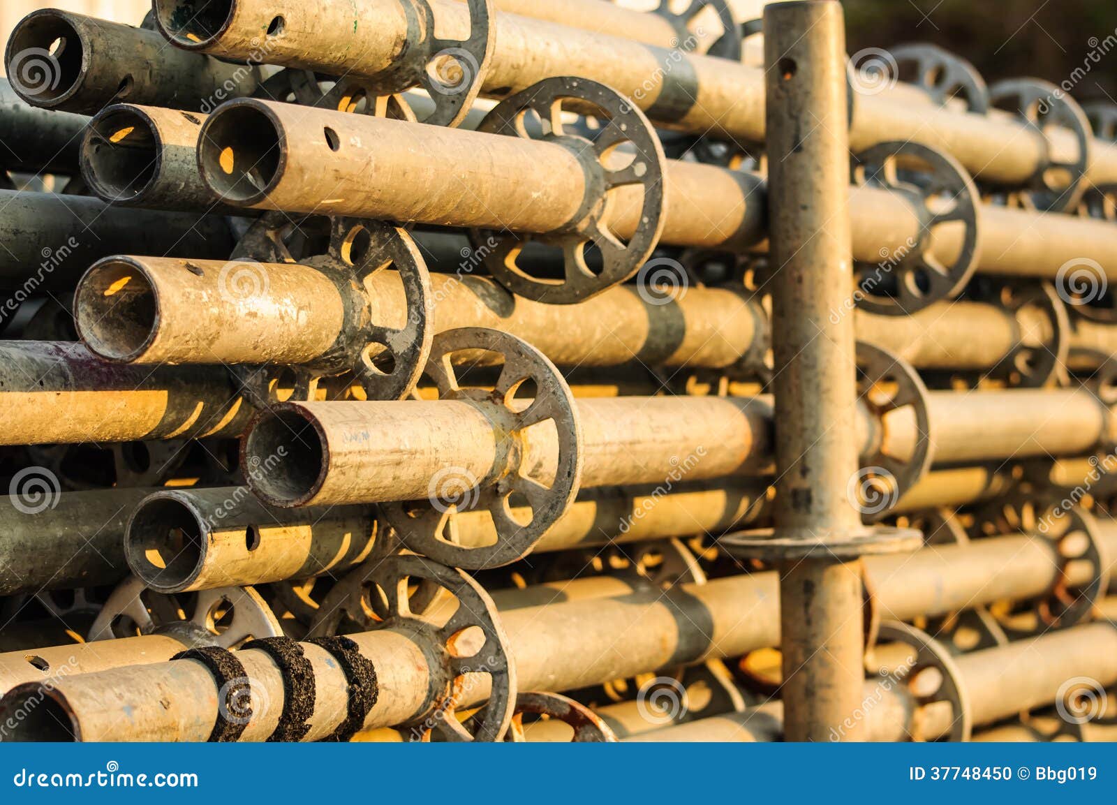 Scaffolding material stock photo. Image of exterior, contractors - 37748450