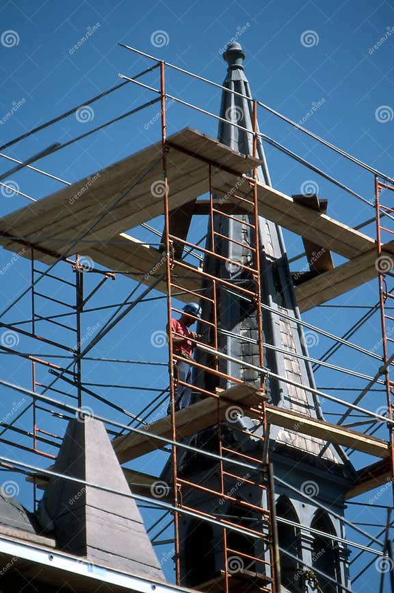 Scaffolding Notes stock photo. Image of repair, architecture - 371974