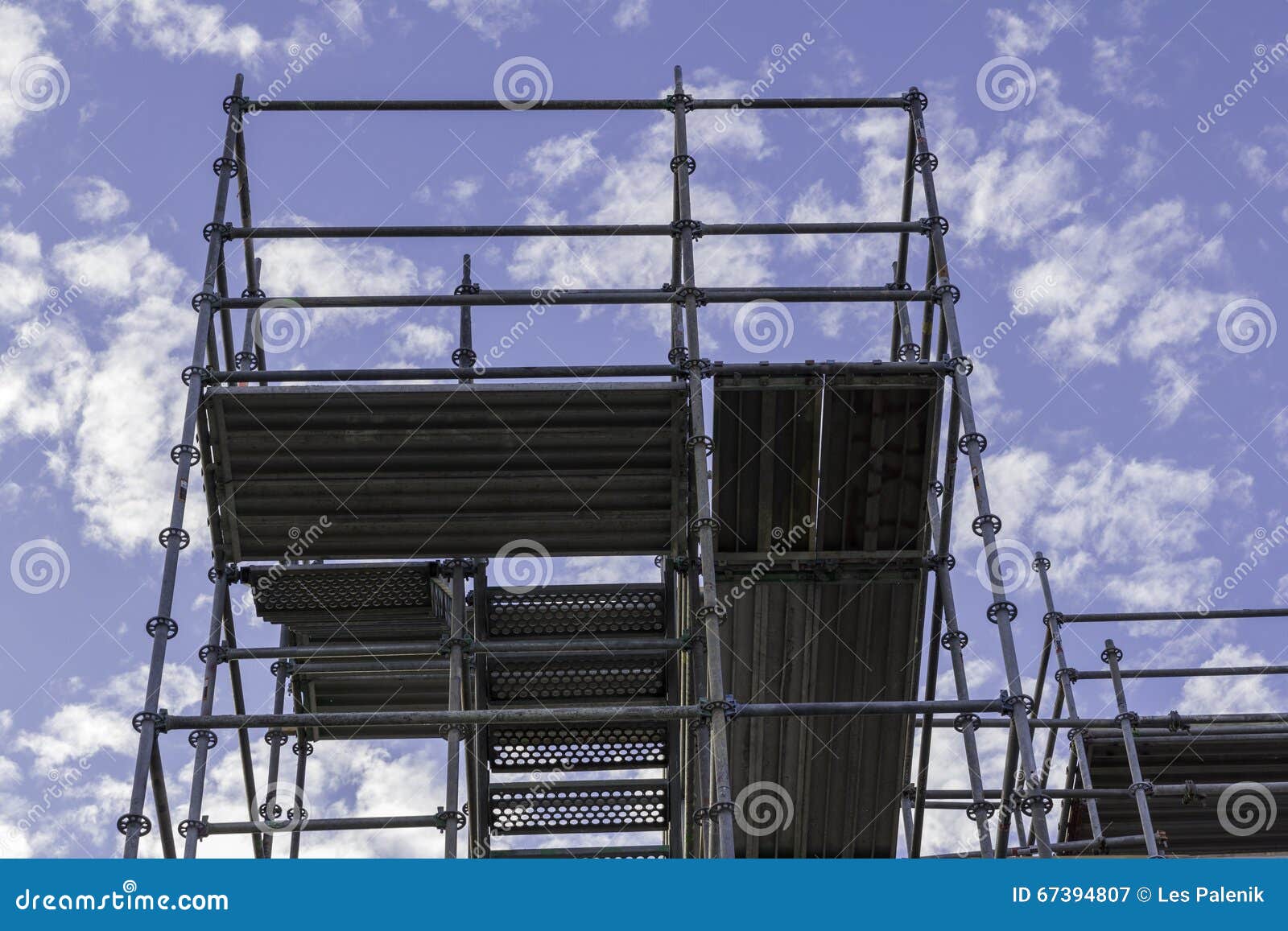 Scaffolding platform stock image. Image of architecture - 67394807