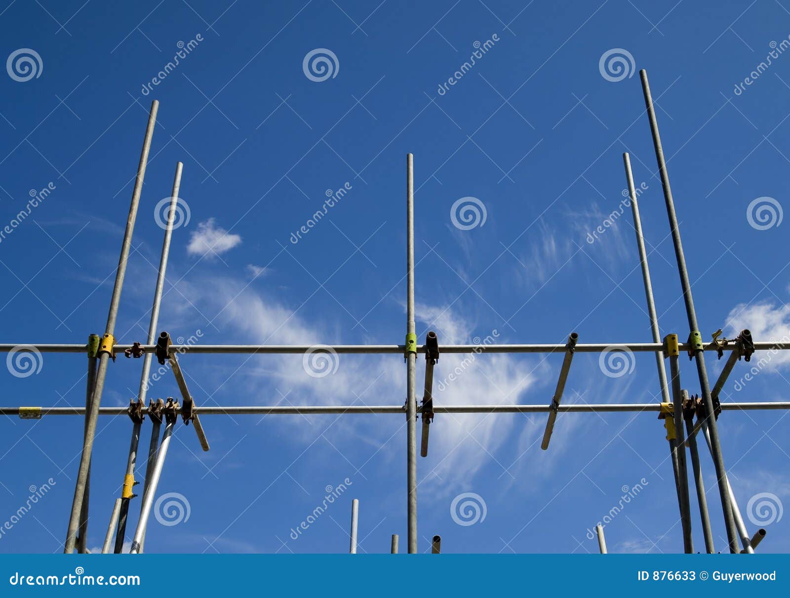 Scaffolding poles stock image. Image of pole, vertical - 876633