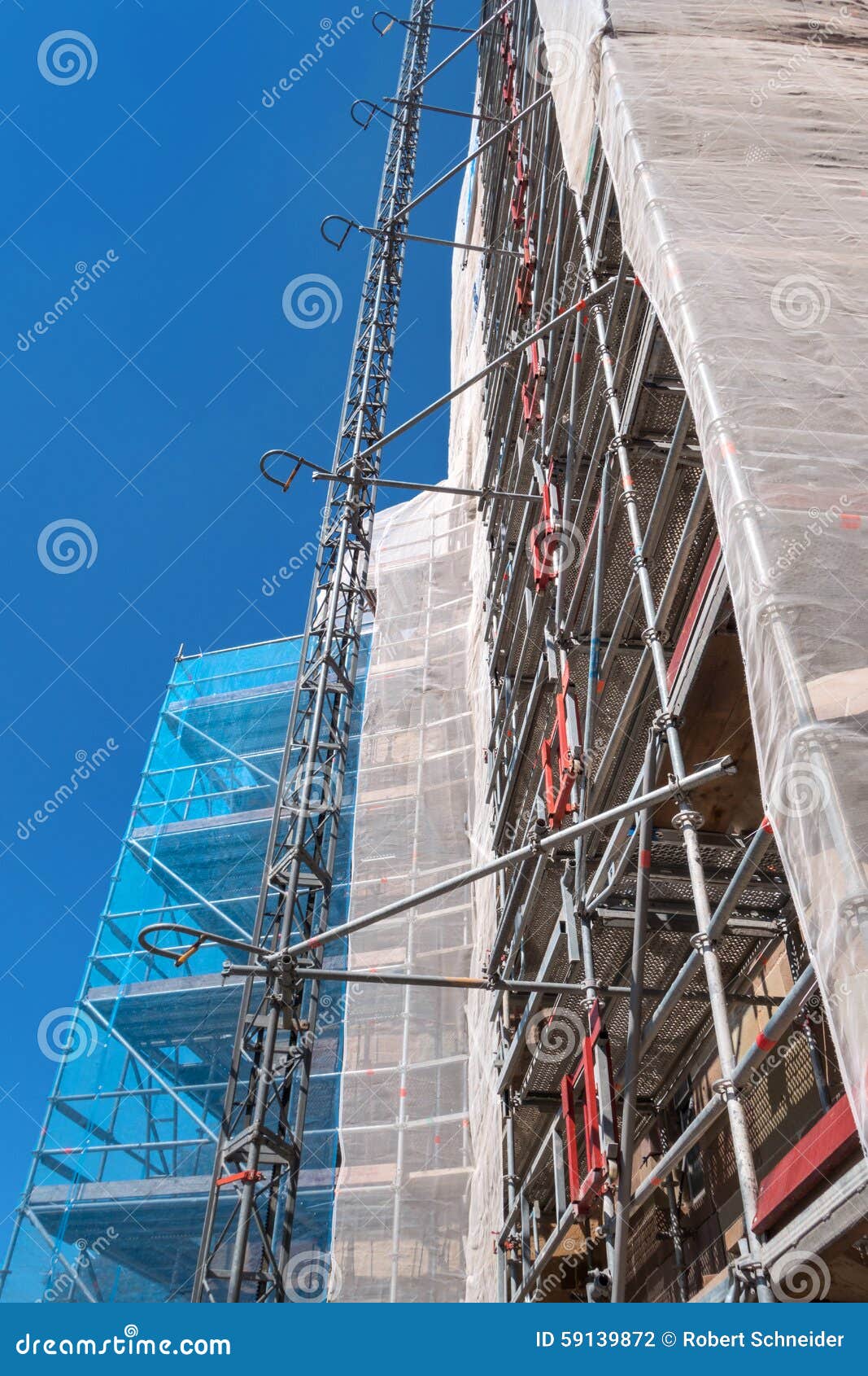 Tall Scaffolding Stock Photography | CartoonDealer.com #1472348
