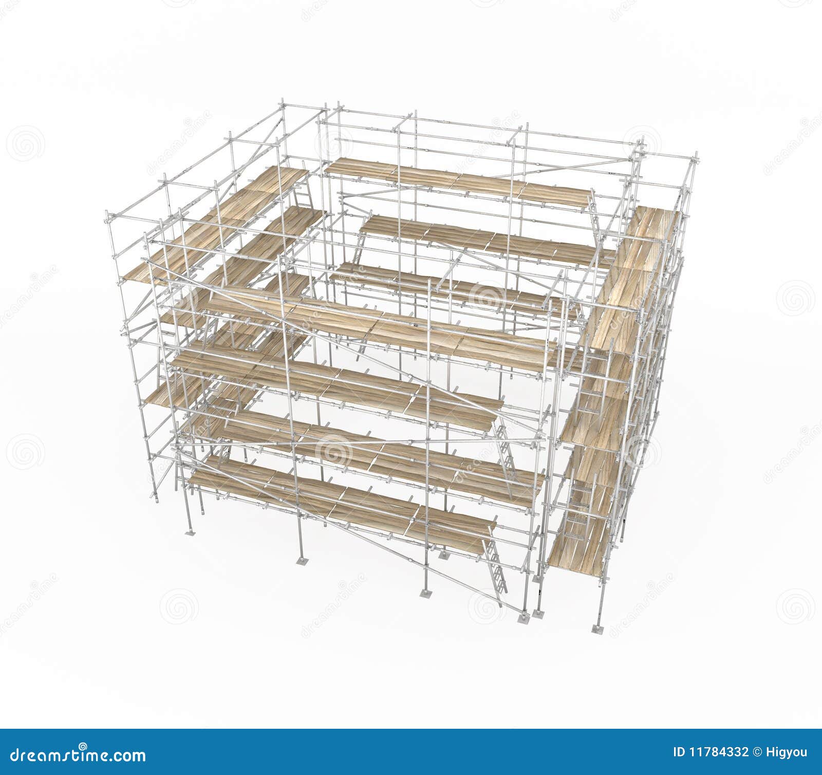 Scaffolding Square stock illustration. Illustration of cutout - 11784332