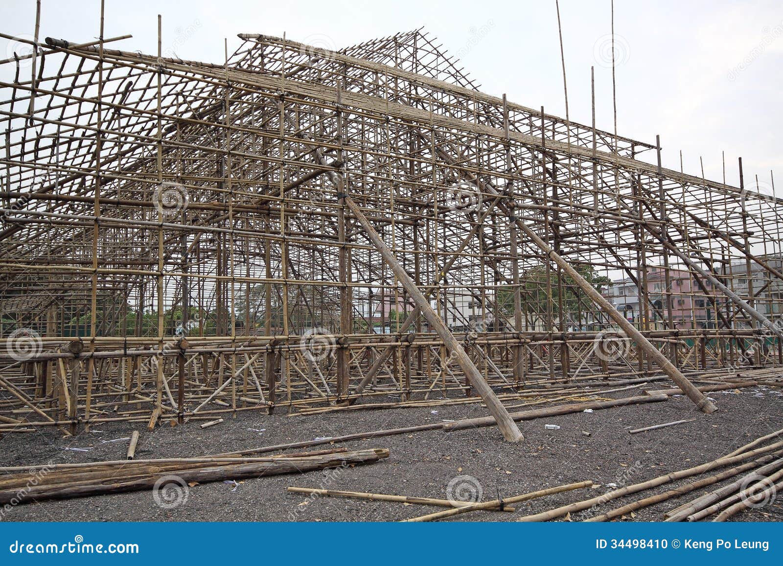 Scaffolding Stage stock photo. Image of music, performance - 34498410