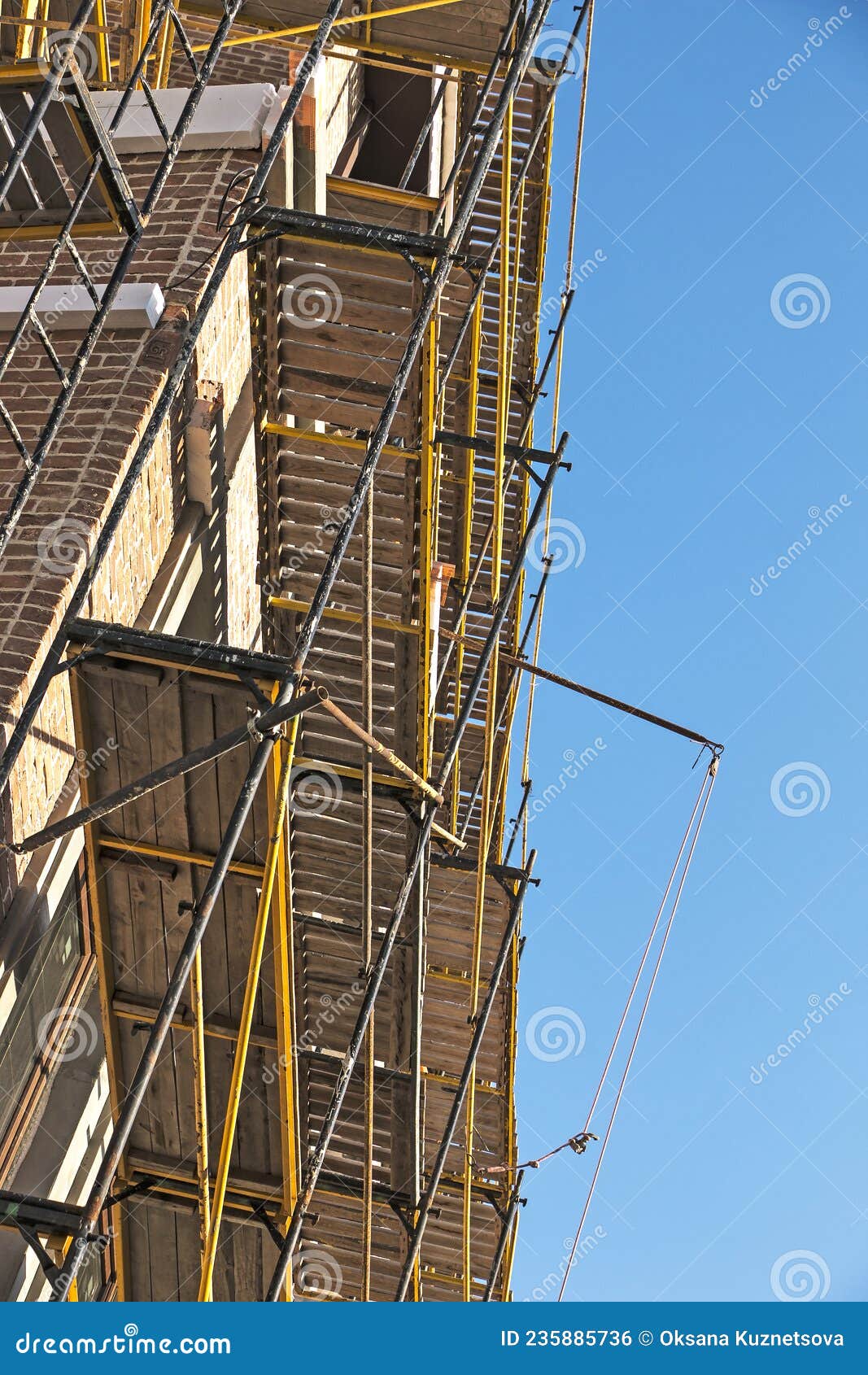 Scaffolding is Used As a Temporary Structure To Support the Structure ...