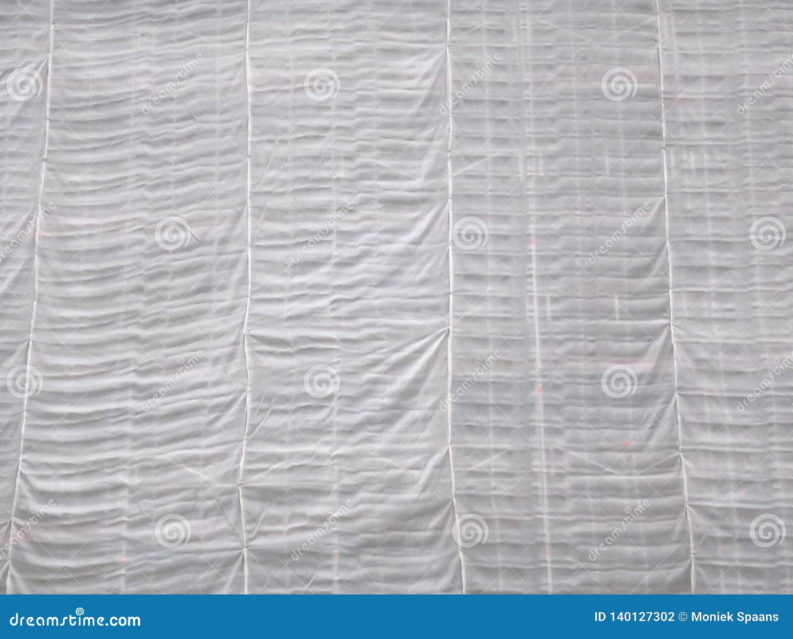 Scaffolds Covered by Huge Stripes of White Fabric Stock Photo - Image of outdoors, fabric: 140127302