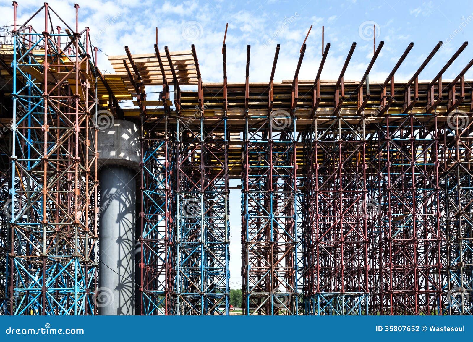 Rusty Scaffolds Royalty-Free Stock Image | CartoonDealer.com #35674900