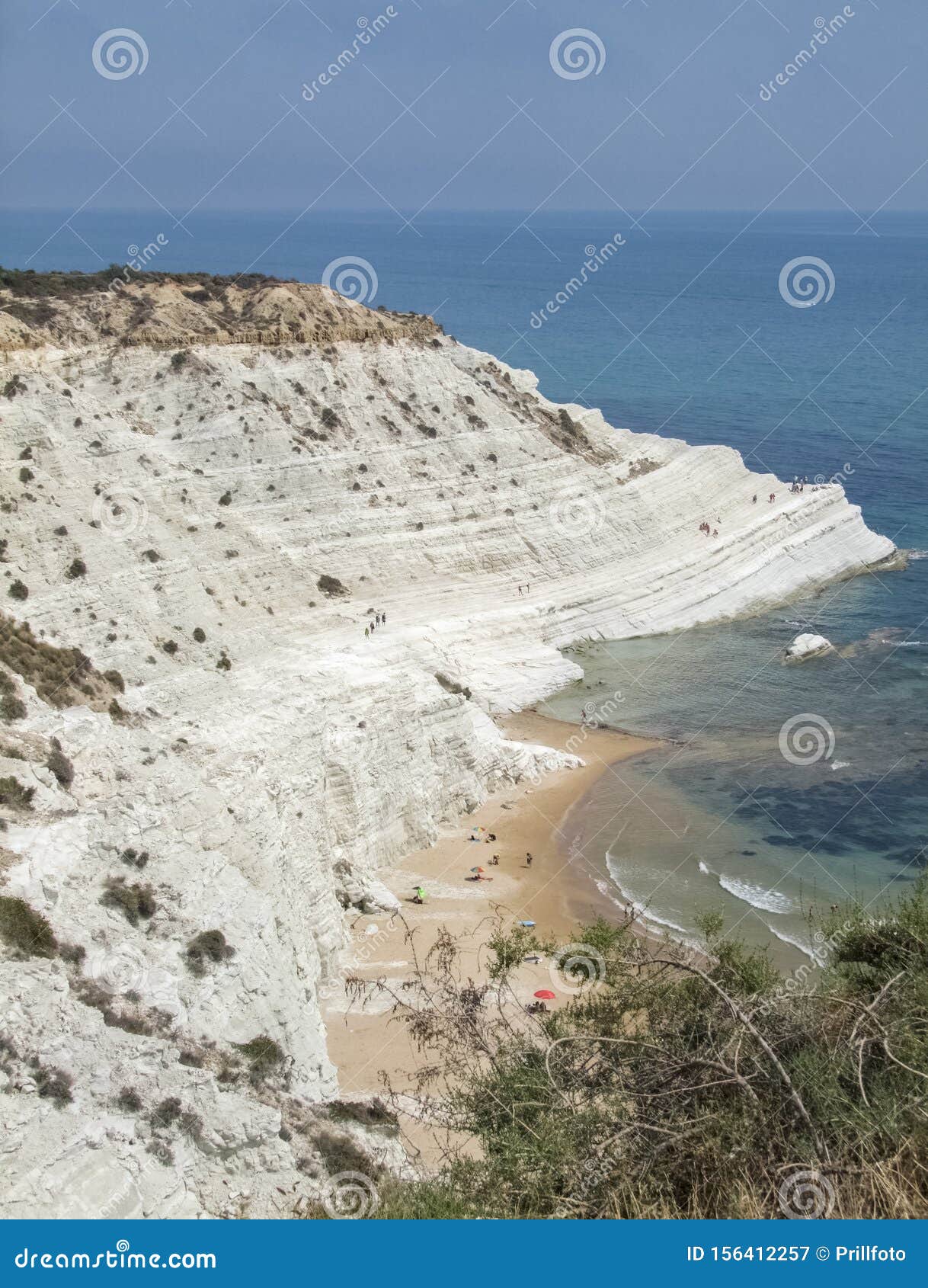 Scala dei Turchi imagem de stock. Imagem de sedimento - 156412257