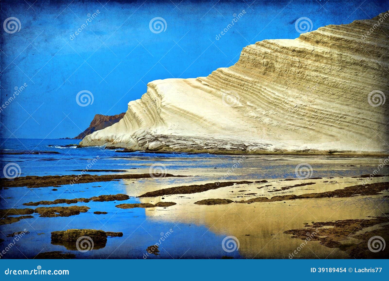 Scala Dei Turchi, Sicily, Italy Stock Photography | CartoonDealer.com ...