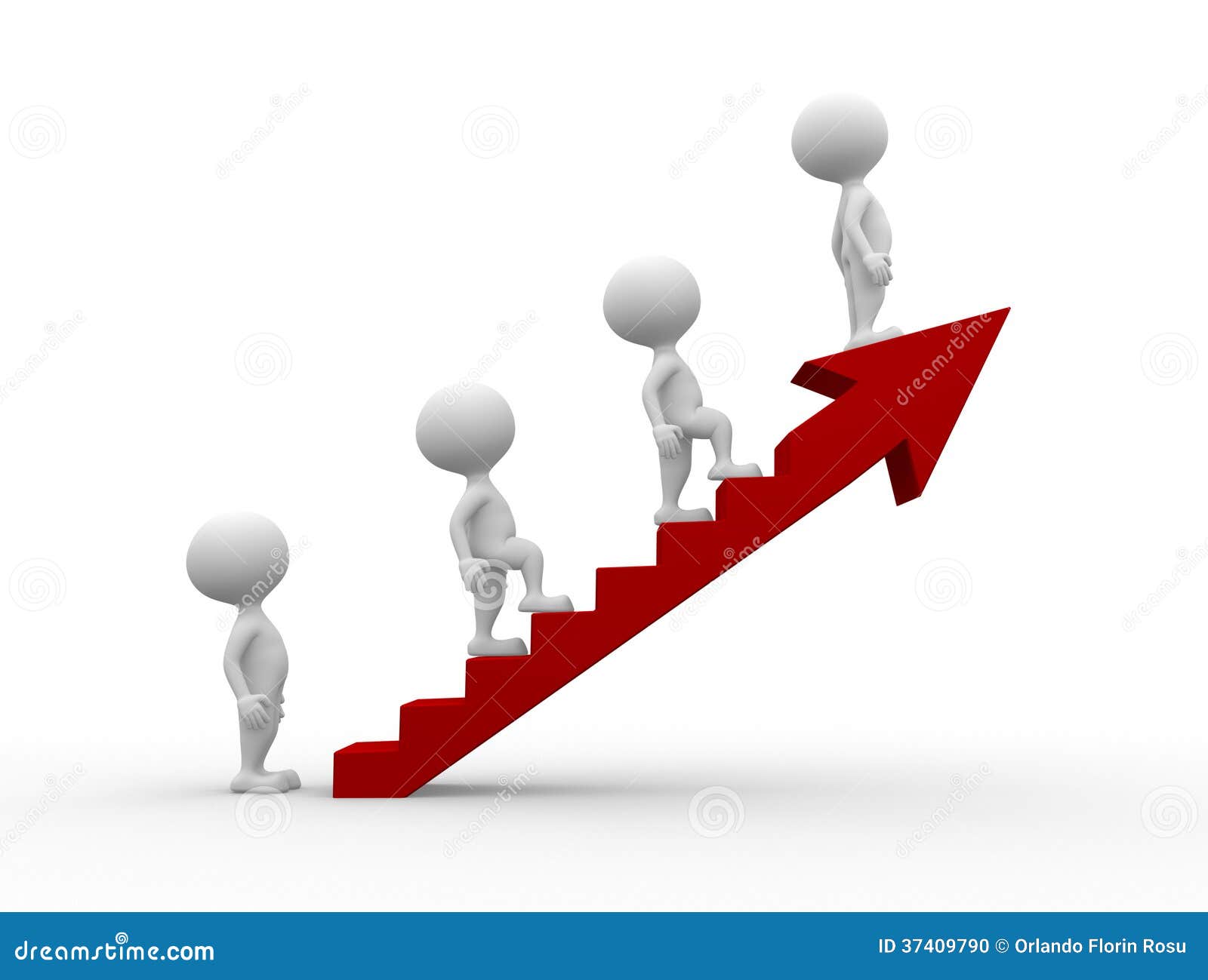 Scala di successo illustrazione di stock. Illustrazione di ascensione ...