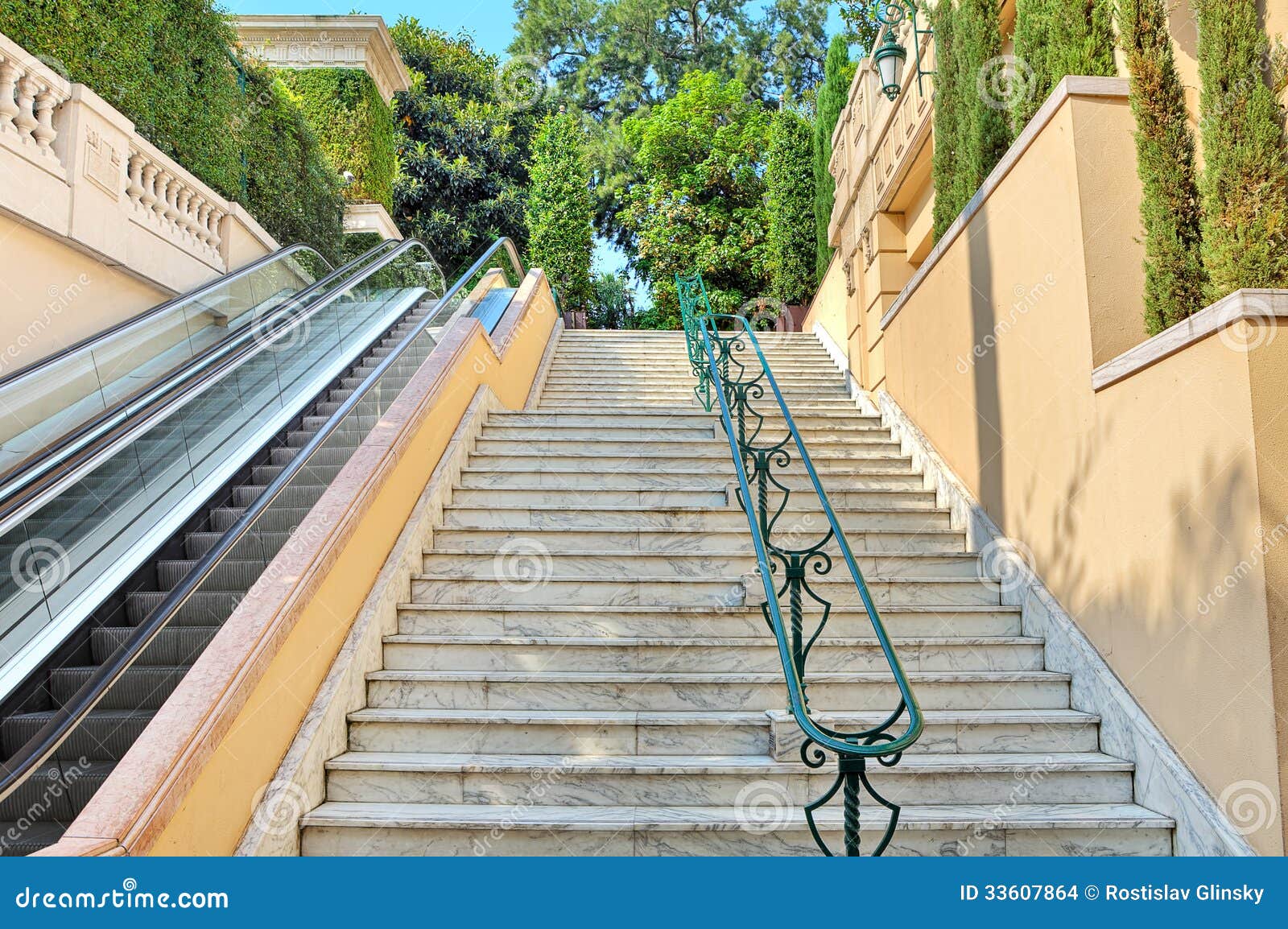 Scala E Scala Mobile in Monte Carlo, Monaco. Fotografia Stock ...