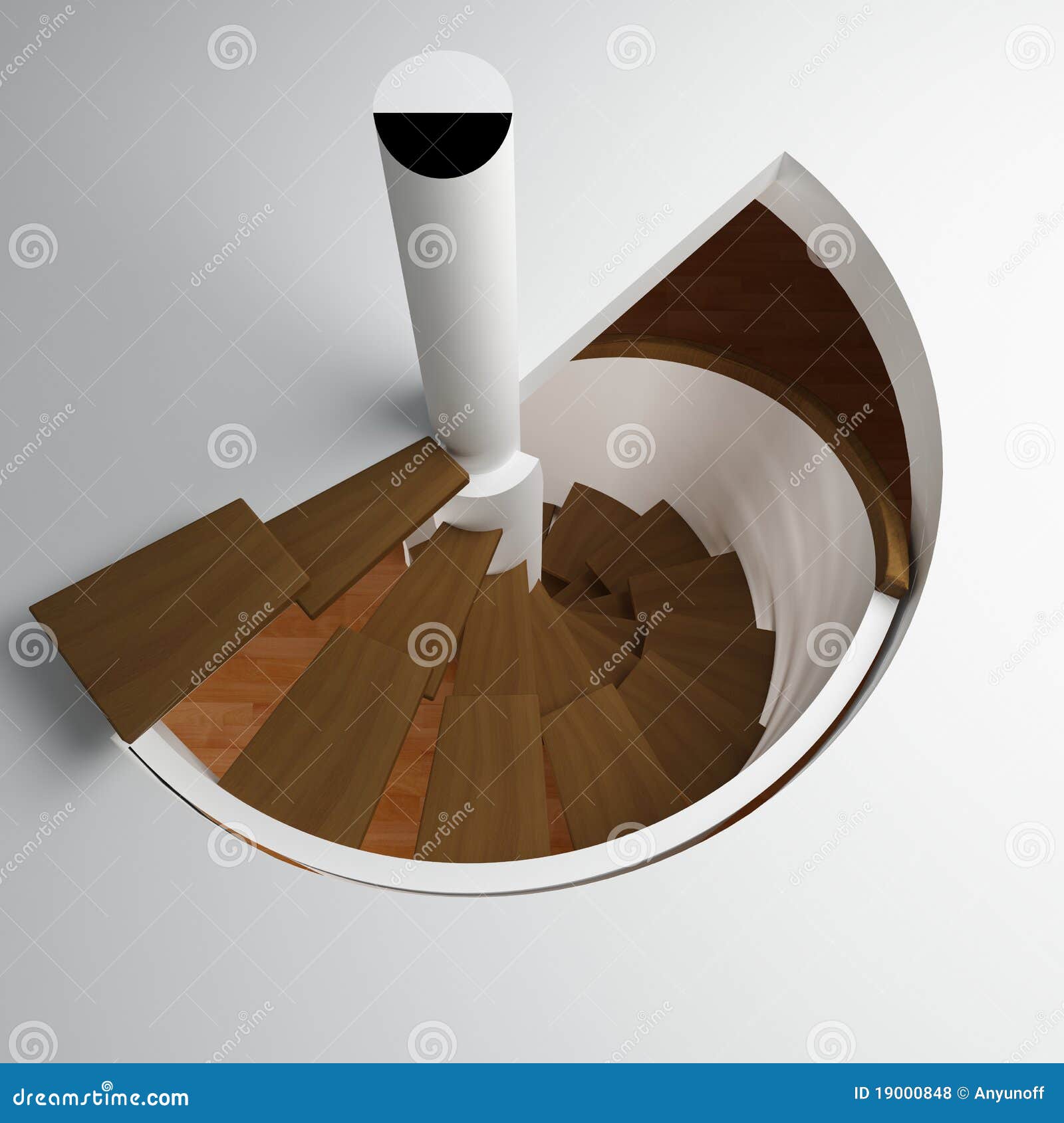 Scala rotonda illustrazione di stock. Illustrazione di curva - 19000848