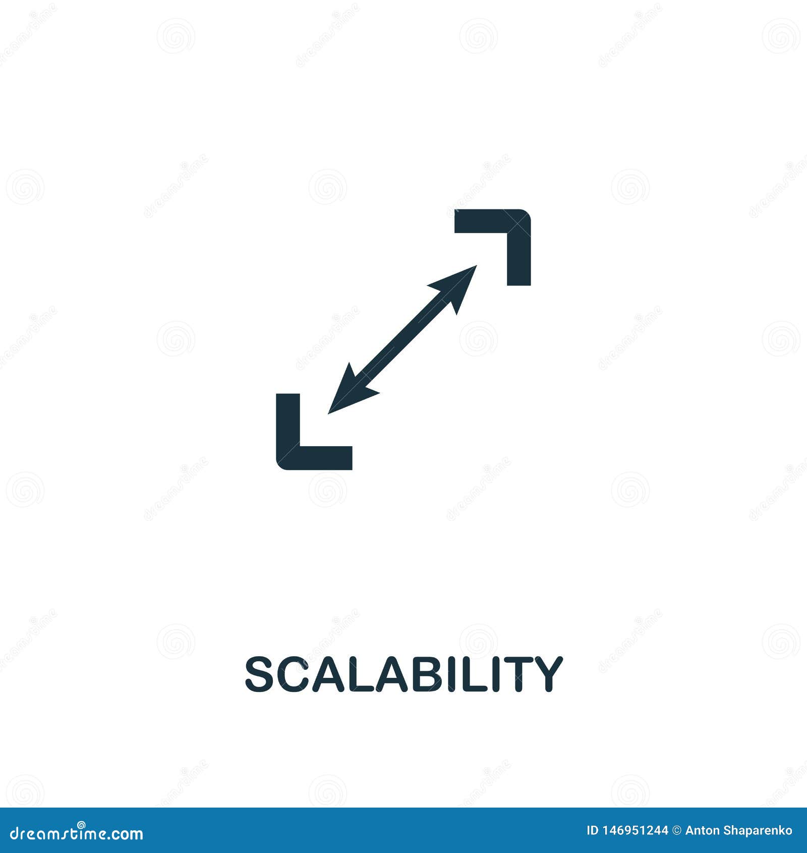 Scalability Icon. Premium Style Design from Startup Icon Collection. UI ...