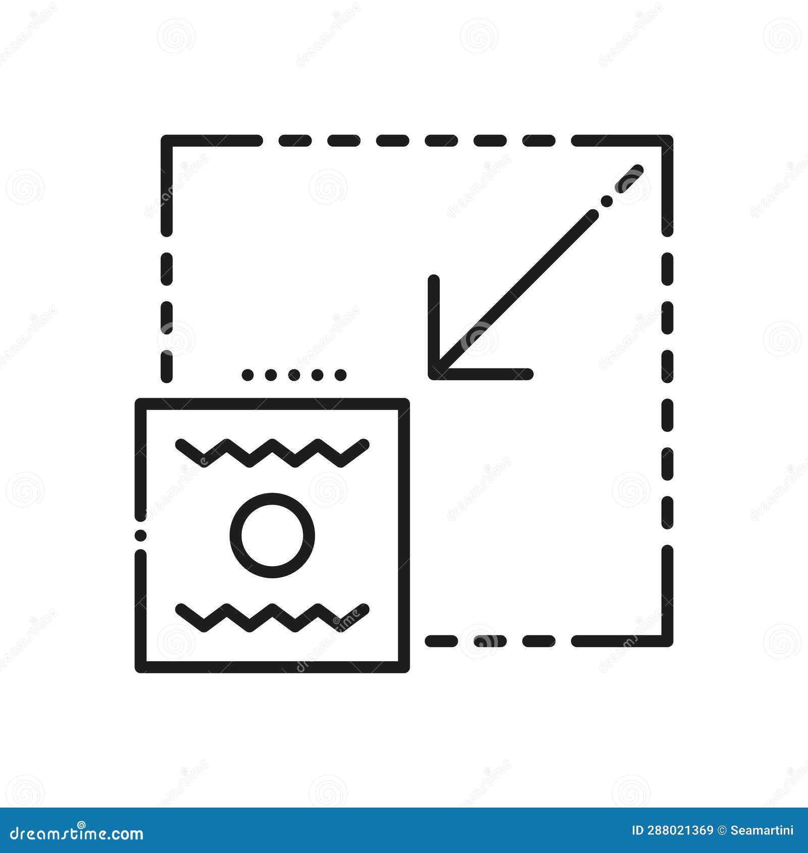Scalability Icon, Resize and Scale Reduce Expand Stock Vector ...