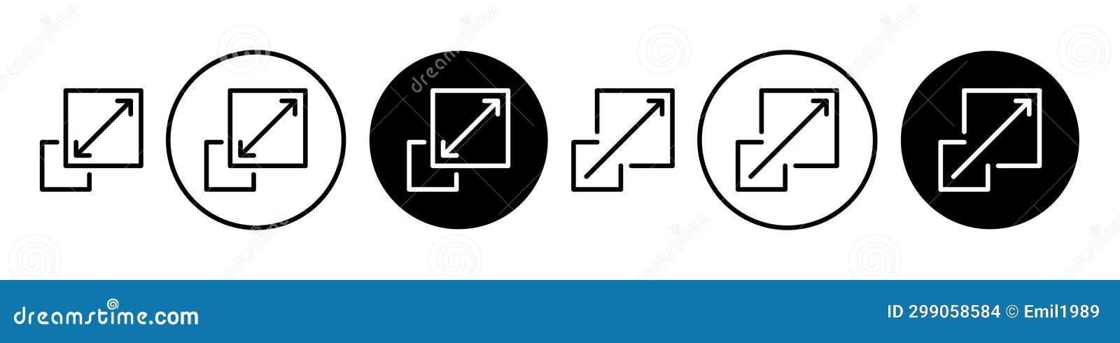 Scalability Icon Symbol Simple Design. Stock Vector - Illustration of ...