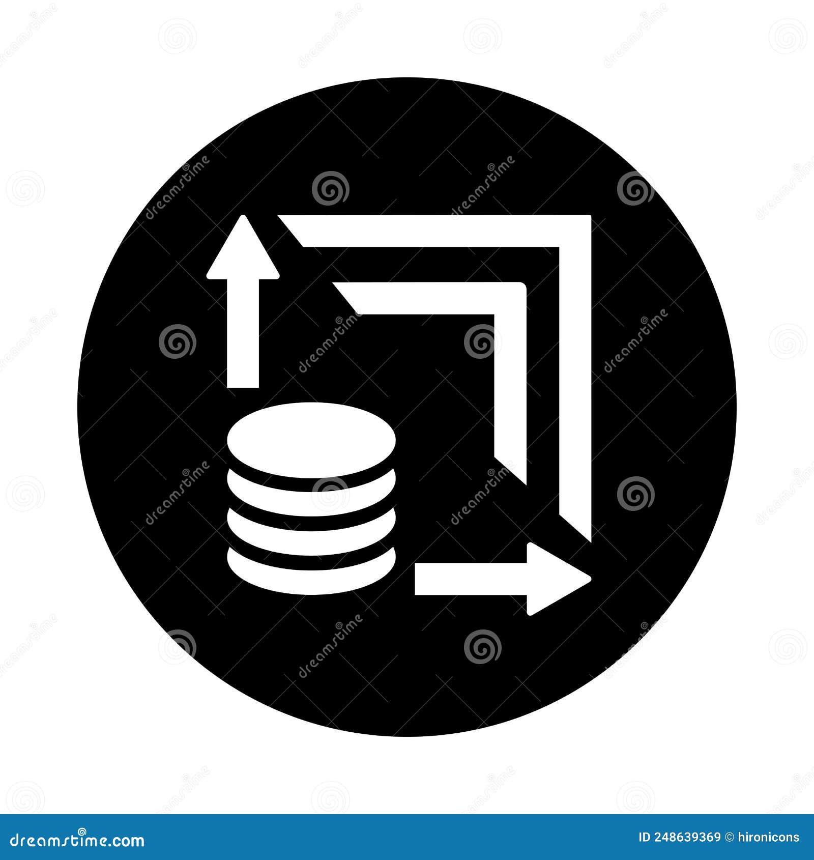 Scalability, Scale, Big Data Icon. Black Vector Graphics Stock Vector ...