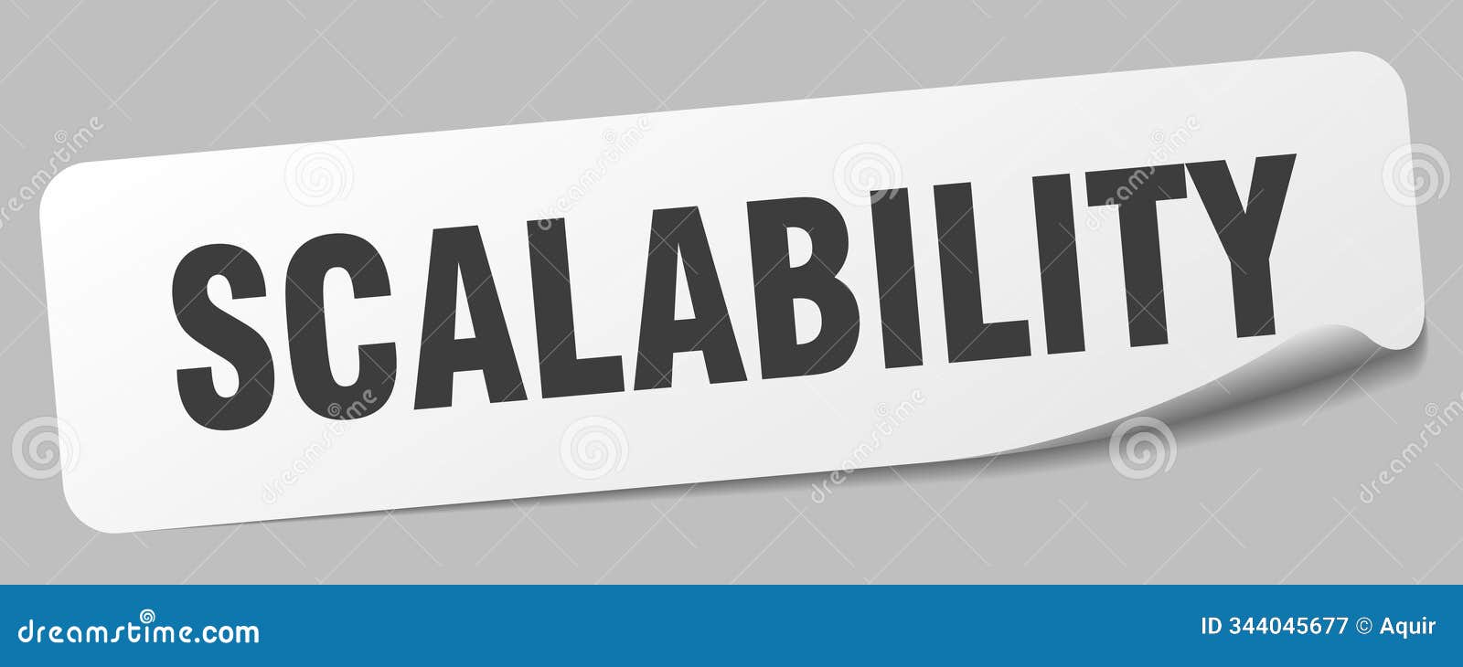Scalability Sticker. Scalability Sign On Transparent Background Vector ...