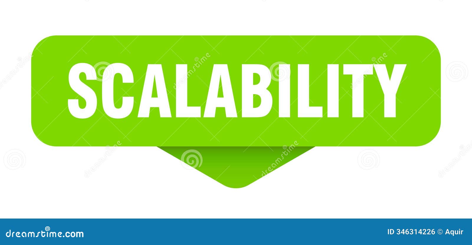 Scalability Sticker. Scalability Sign On Transparent Background Vector ...