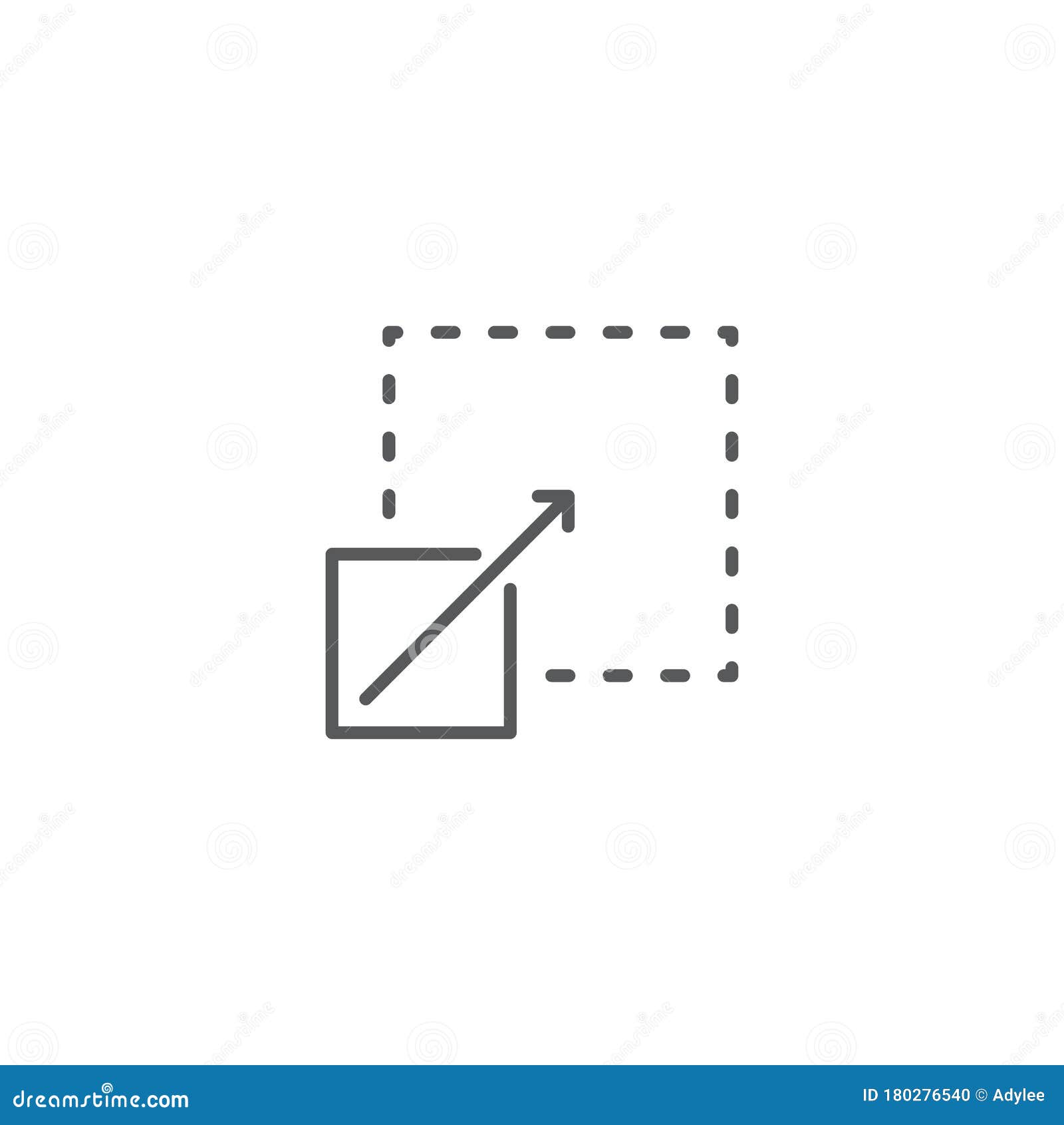 Scalability Vector Icon Symbol Sign Isolated on White Background Stock ...