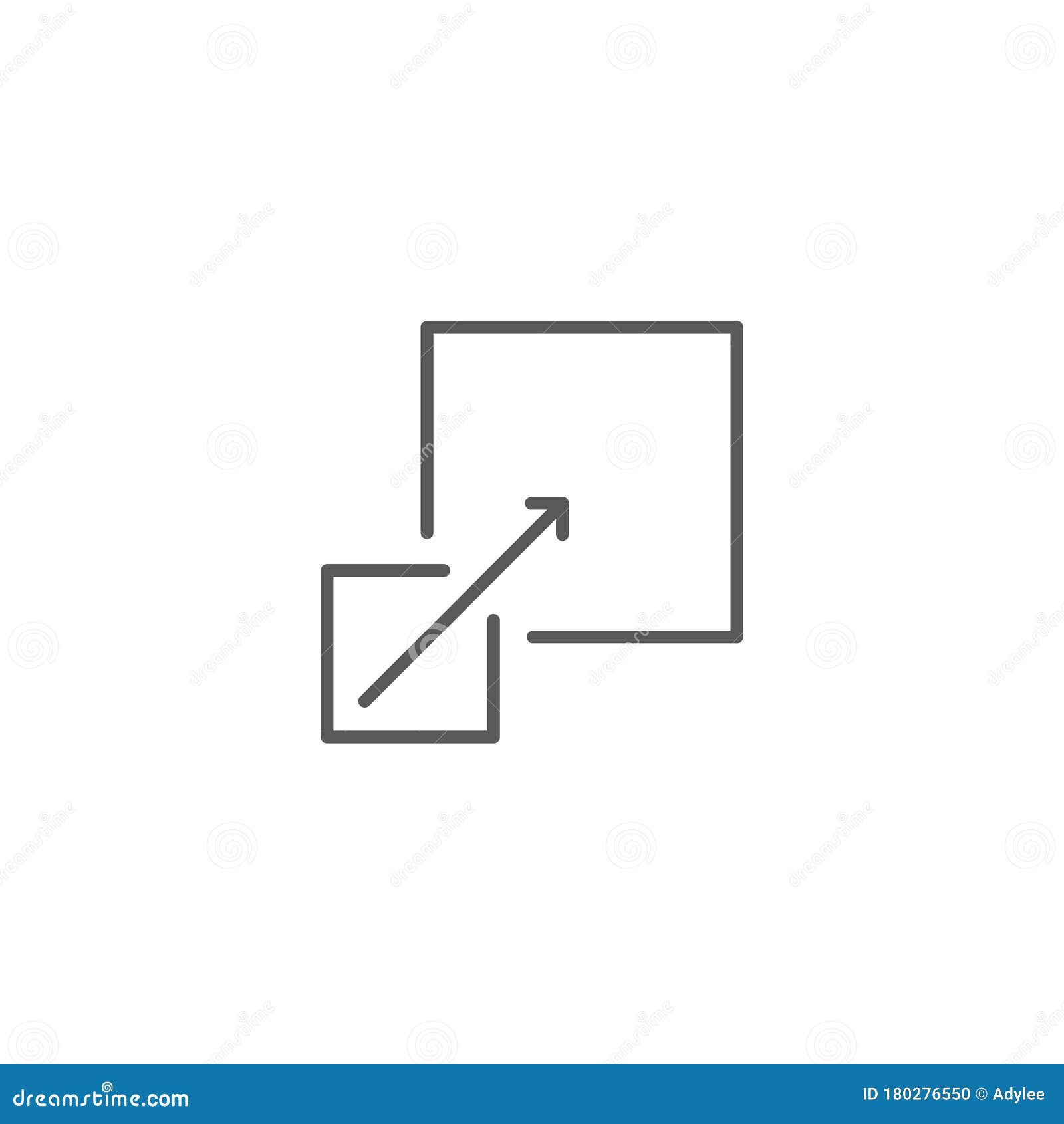 Scalability Vector Icon Symbol Sign Isolated on White Background Stock ...