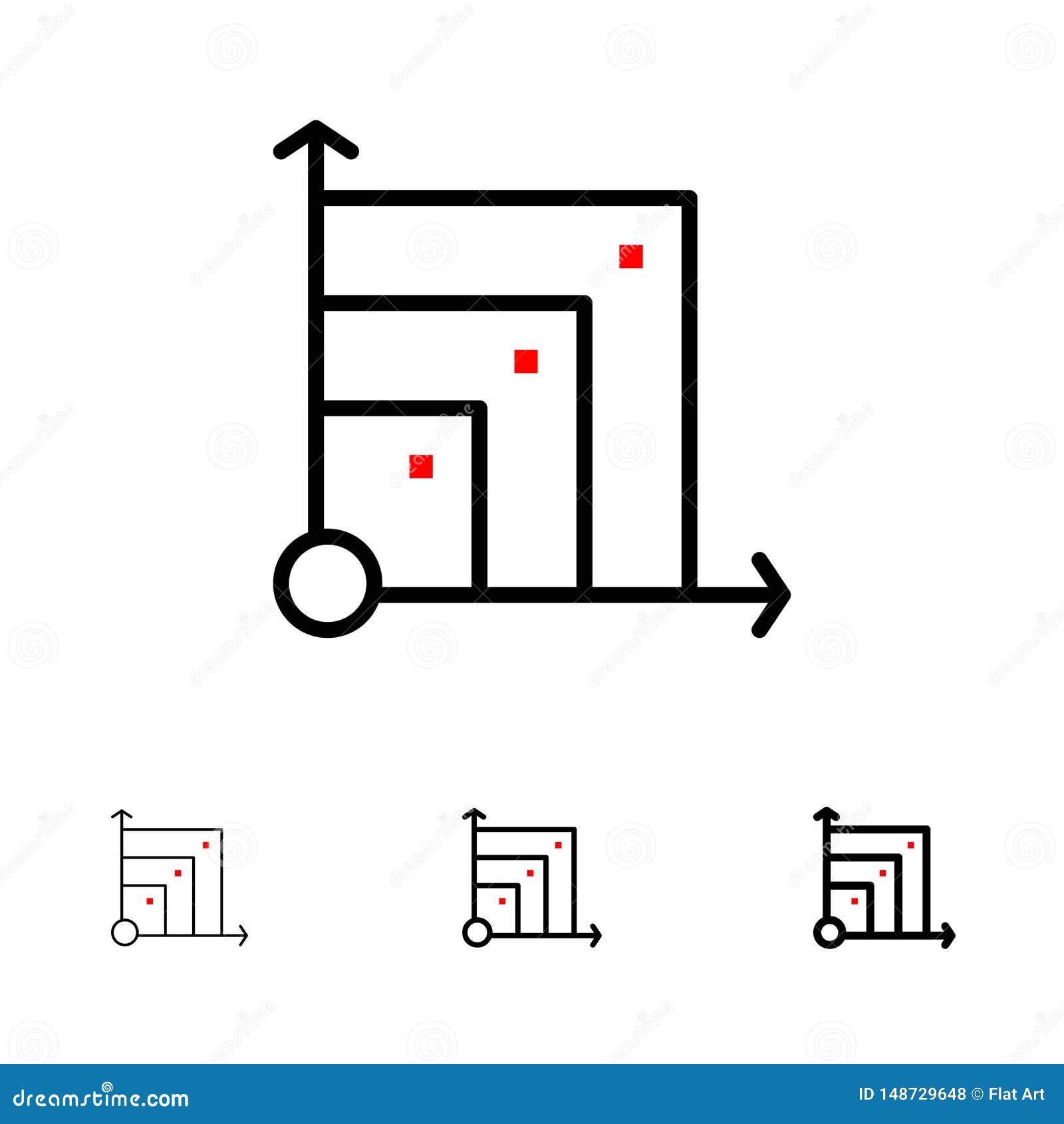 Scalable, System, Scalable System, Science Bold and Thin Black Line ...