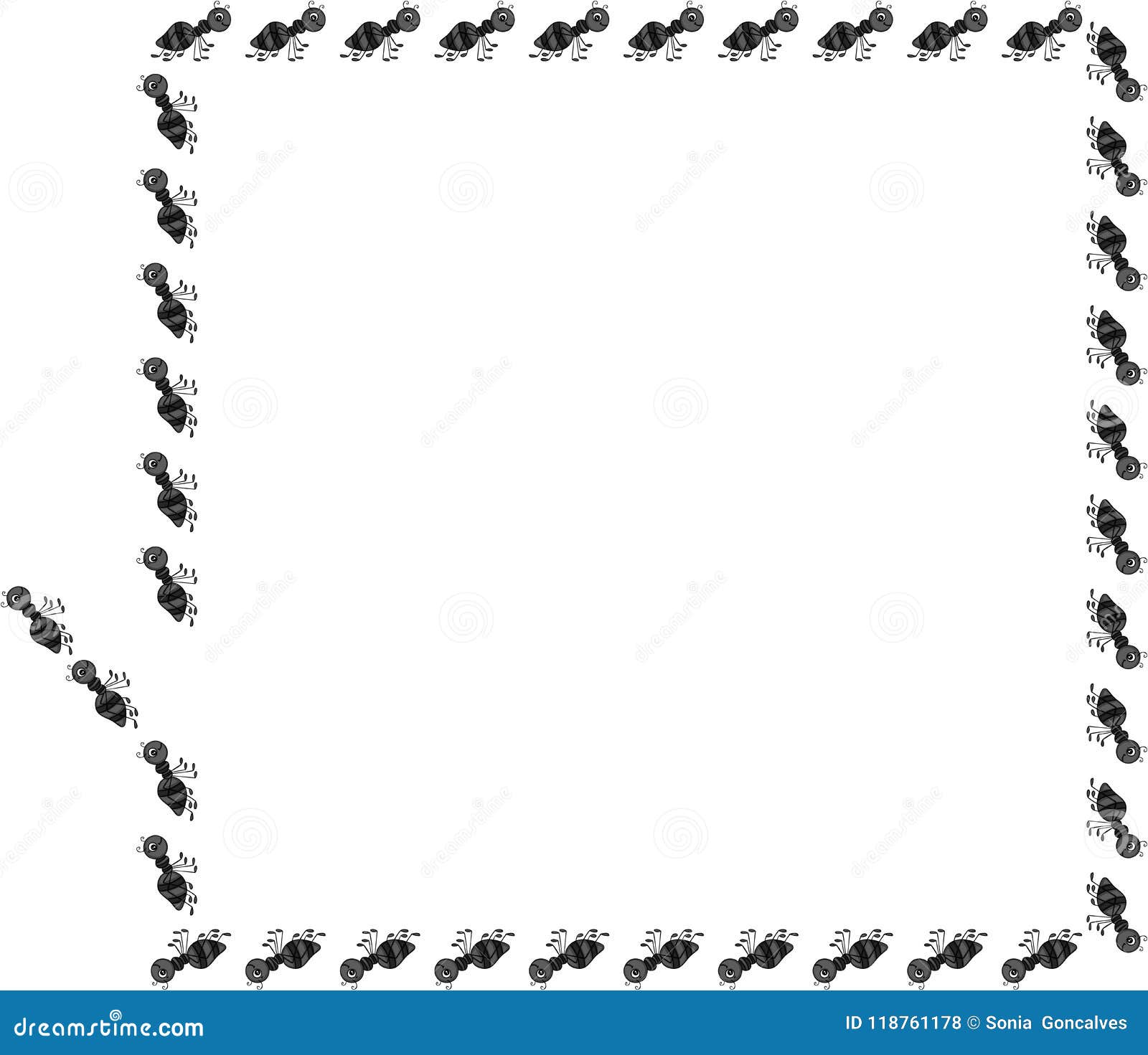 Ant Border Stock Illustrations – 154 Ant Border Stock Illustrations ...