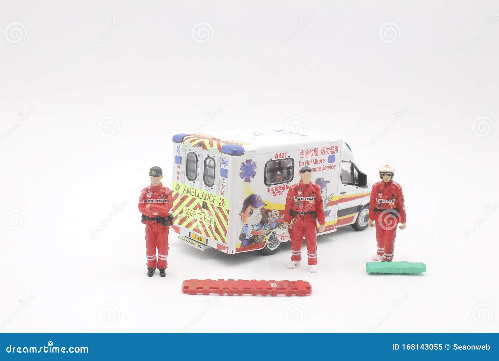 A Scale of Ambulance Car of Mini Model Editorial Image - Image of ...