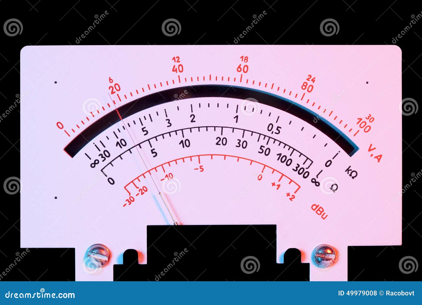 Scale analog multimeter stock photo. Image of background - 49979008