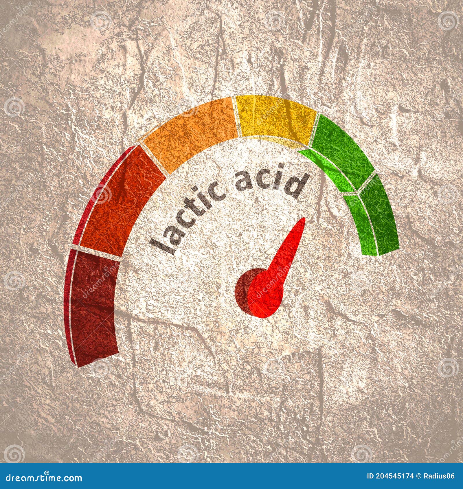 Lactic Acid Measuring Process Stock Photo - Image of infographic ...