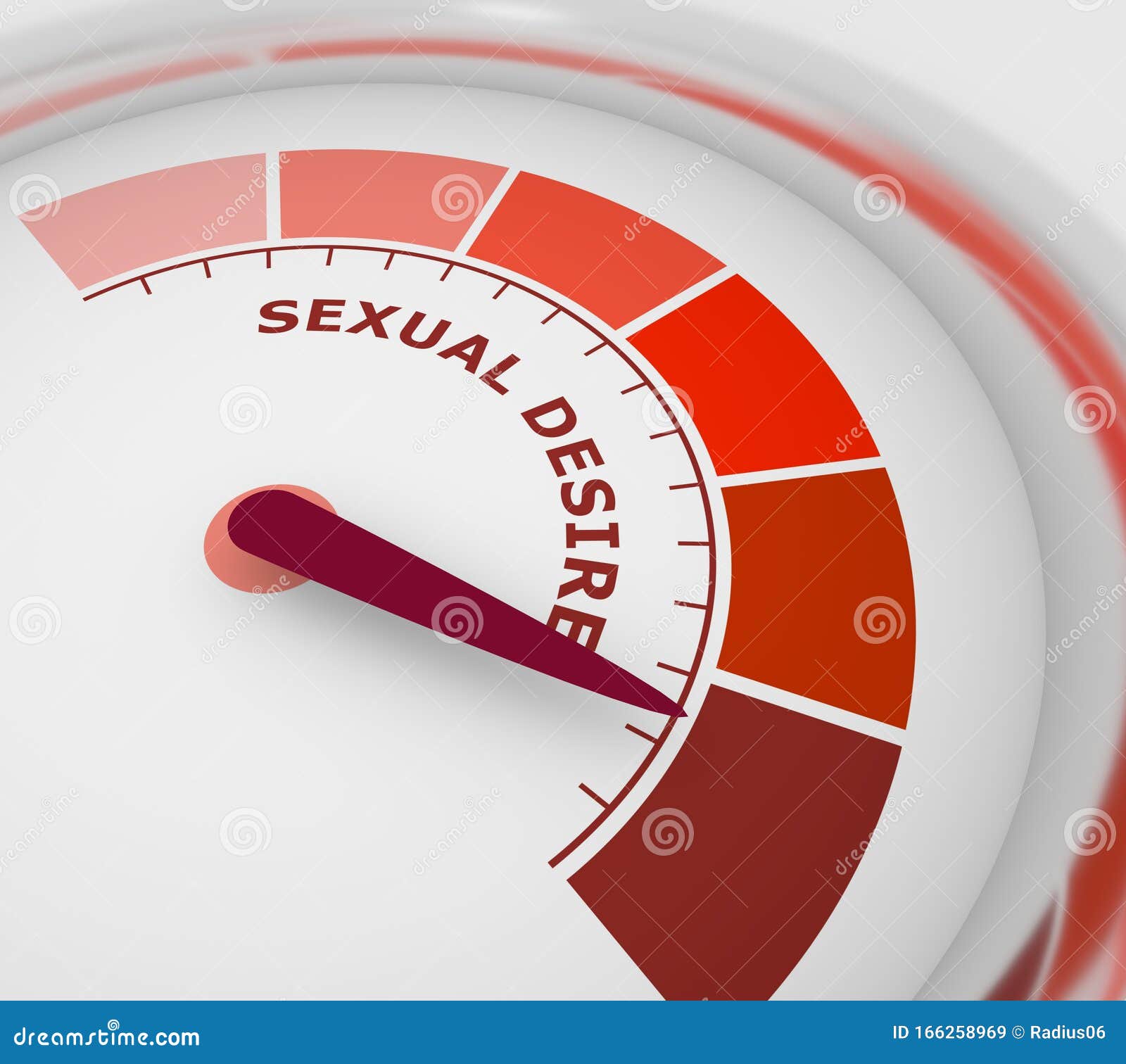 Measuring Libido Level Stock Photo | CartoonDealer.com #117329238